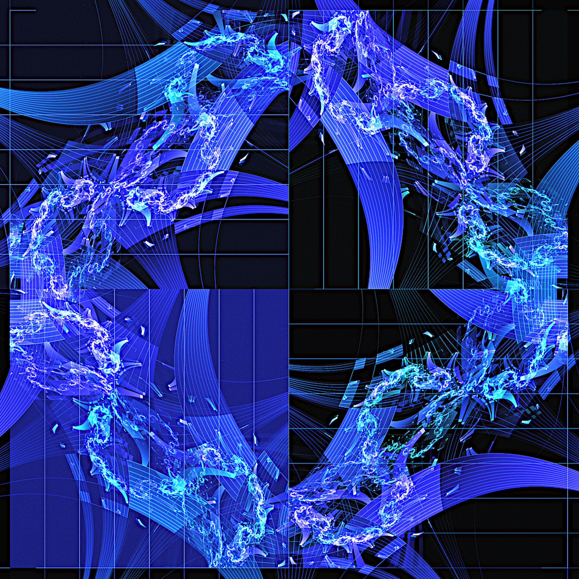 ArtStation - 200524 chaotica 4 experiments with waffle and rectangle nodes