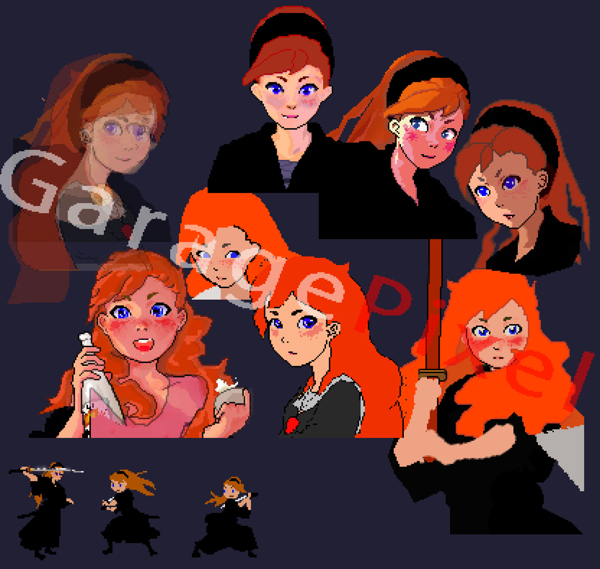 ArtStation - Red Girl Mashup 2018