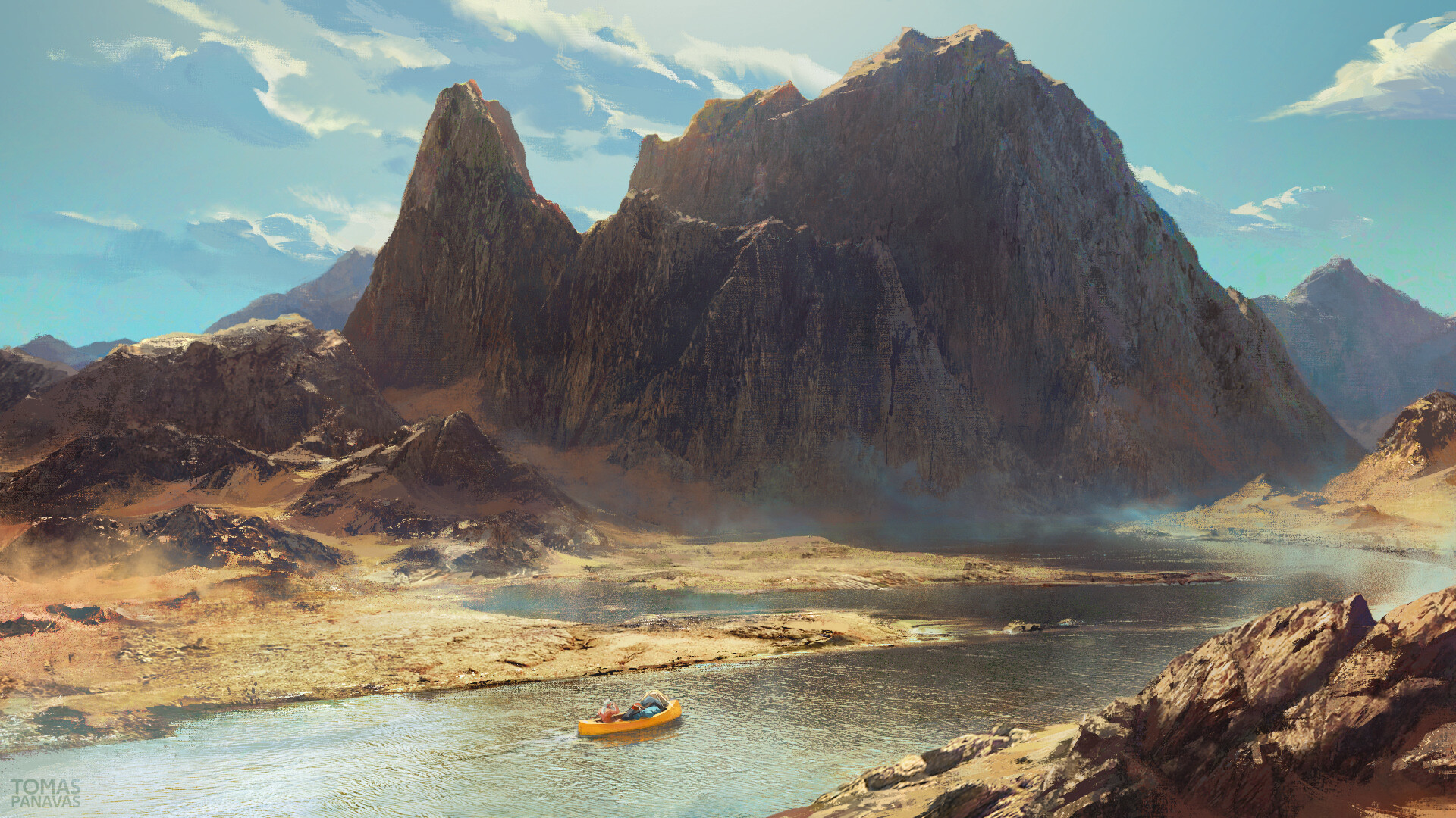 ArtStation - Mountain Shore