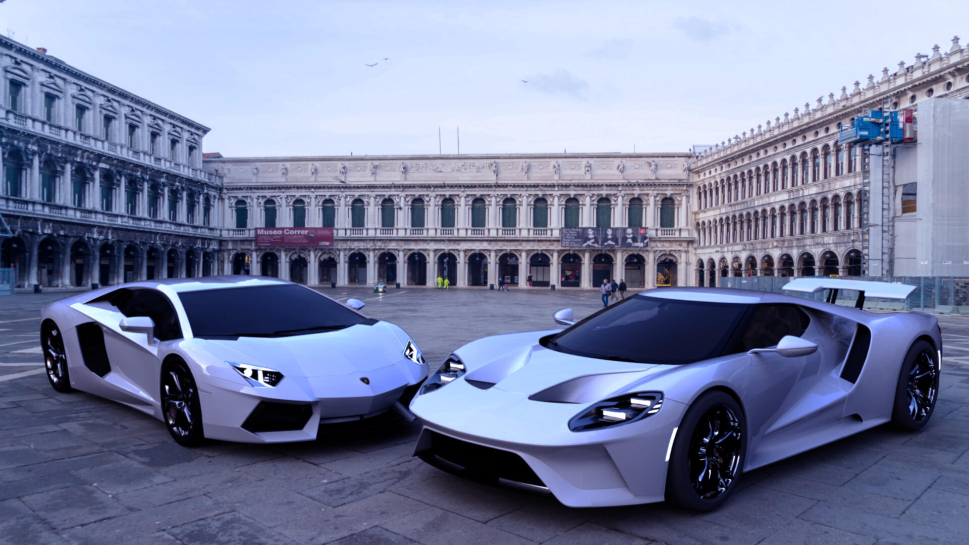 ArtStation - Ford & Lamborghini (Feel the Spark)