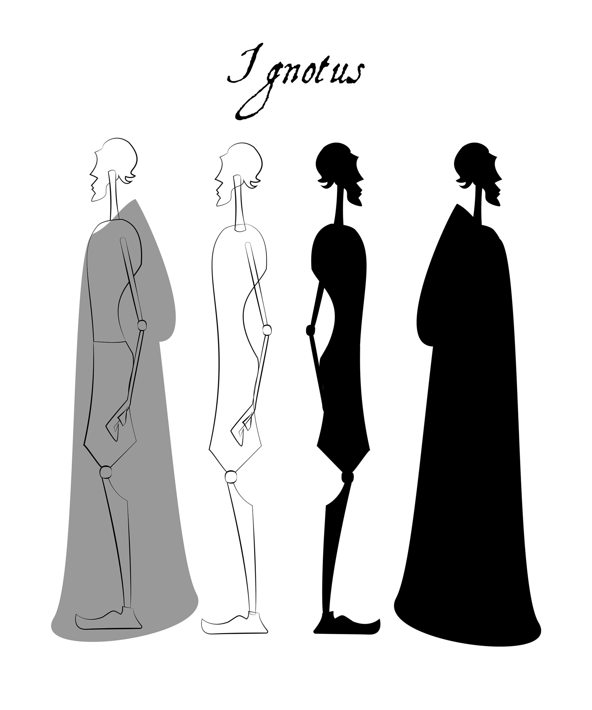 The Tale Of The Three Brothers Drawing