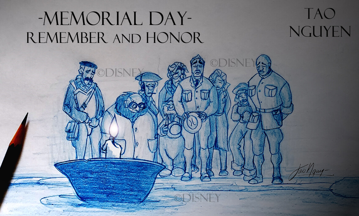 ArtStation - Tao Nguyen's Atlantis Memorial Day Drawing