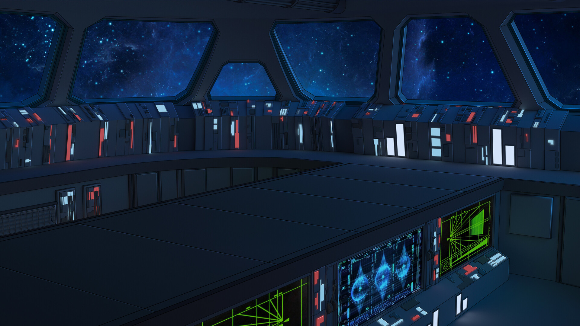 ArtStation - Captain's bridge