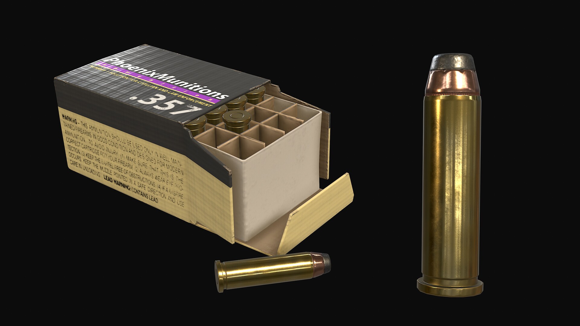 ArtStation - .357 Magnum Ammo Box