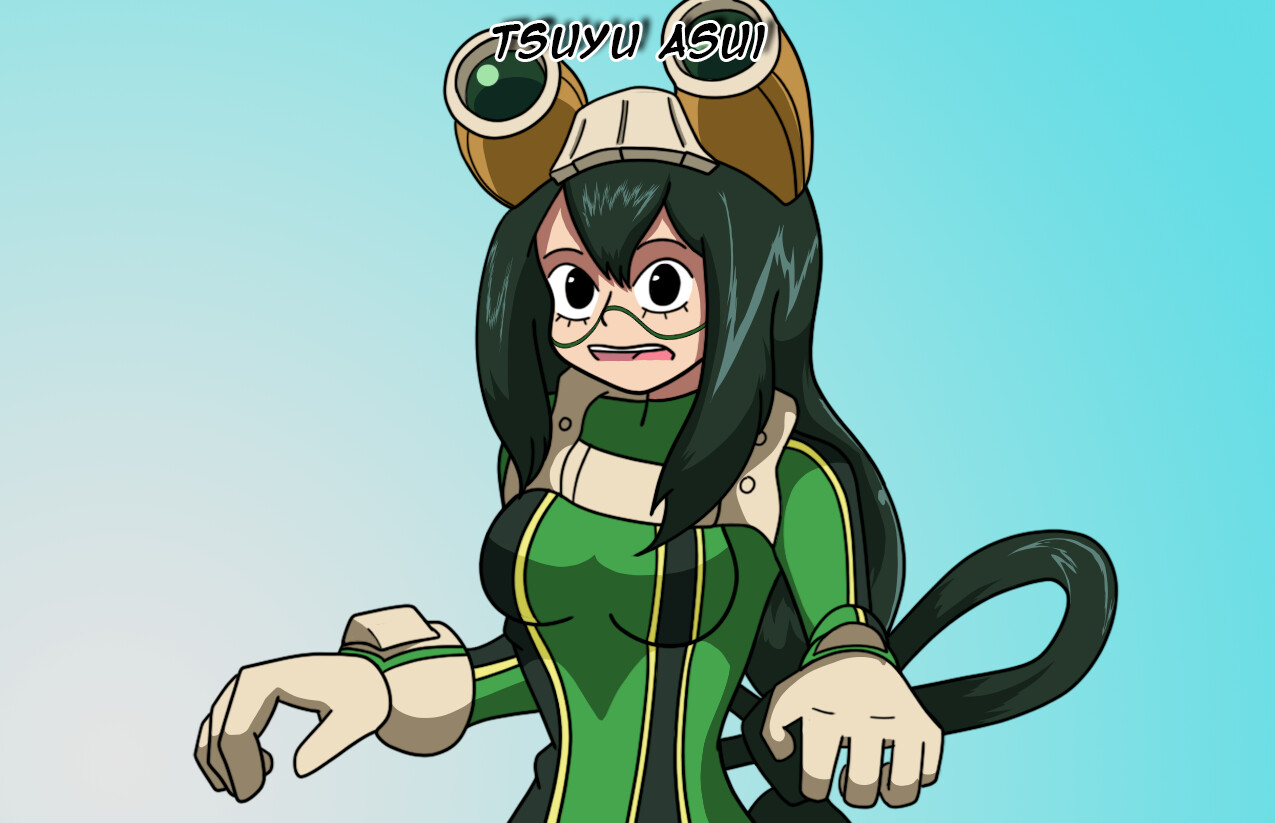 ArtStation - Color Practice 30: Tsuyu Asui