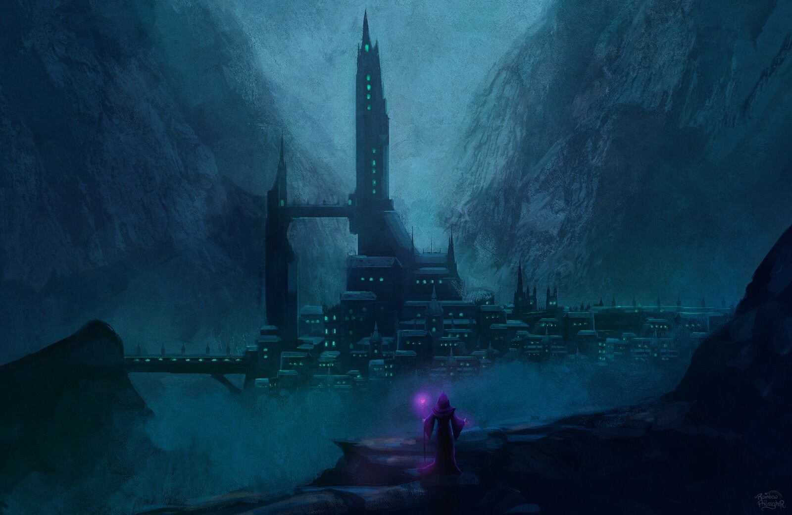 ArtStation - Black wizard castle