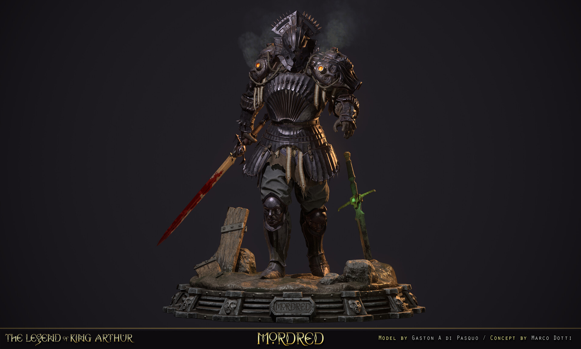 ArtStation - Mordred - The legend of King Arthur Challenge - Game ...