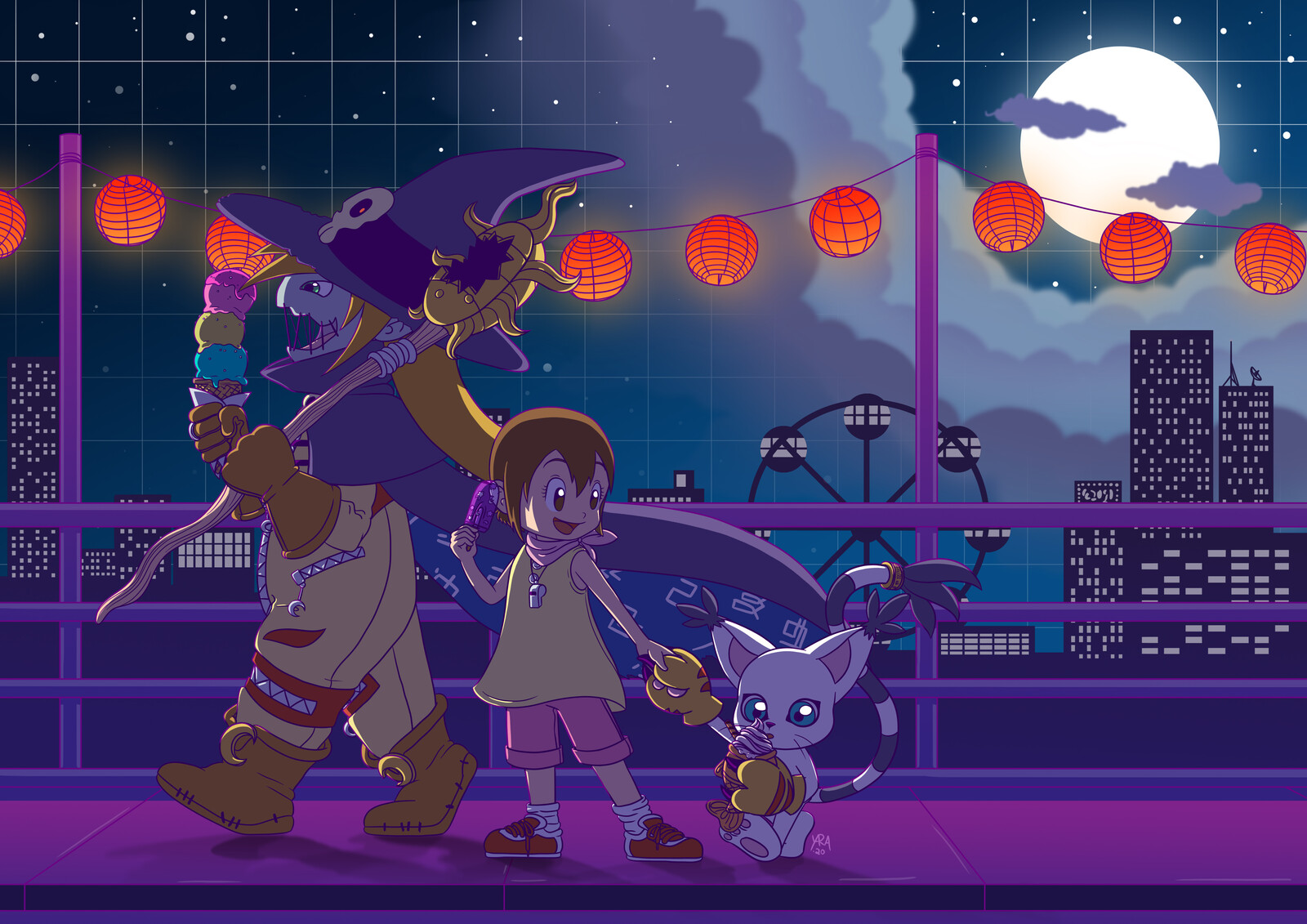 wizardmon hd wallpaper