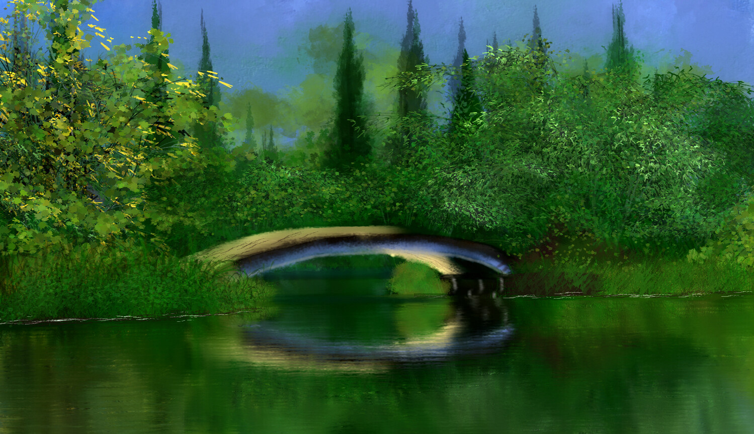 ArtStation - Country Bridge