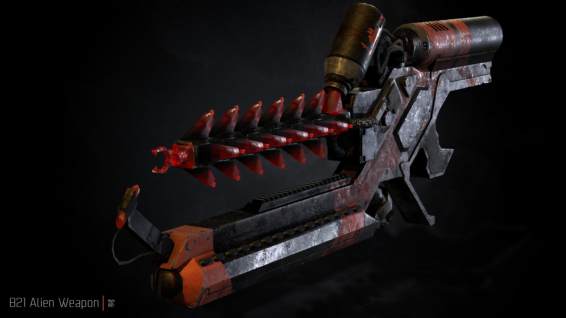 ArtStation - B21 Alien Weapon