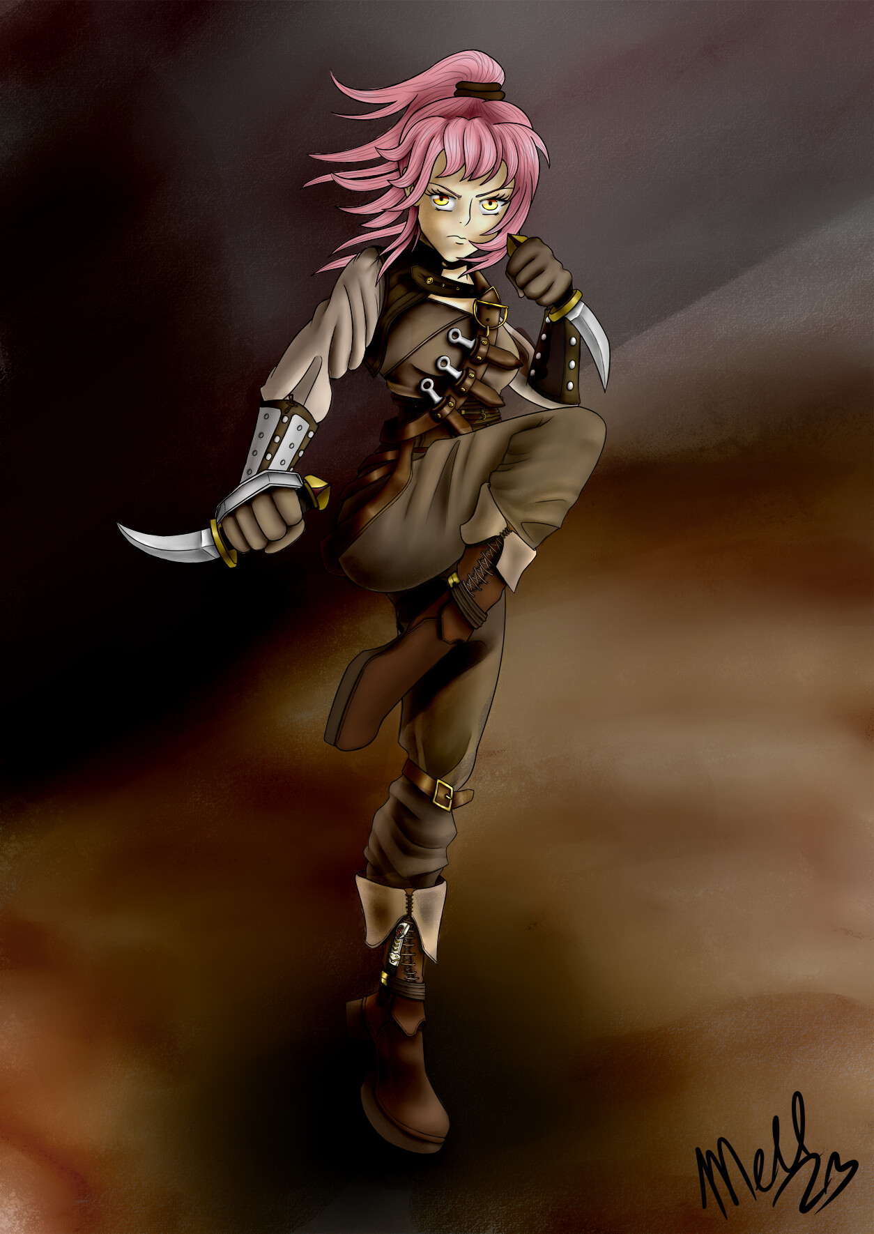 ArtStation - Original Character - Hazel (Battle Outfit)