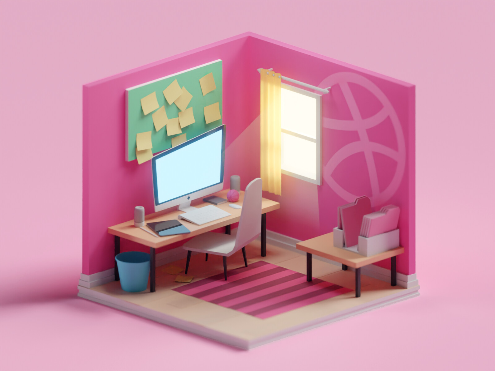 ArtStation - Dribbble Room