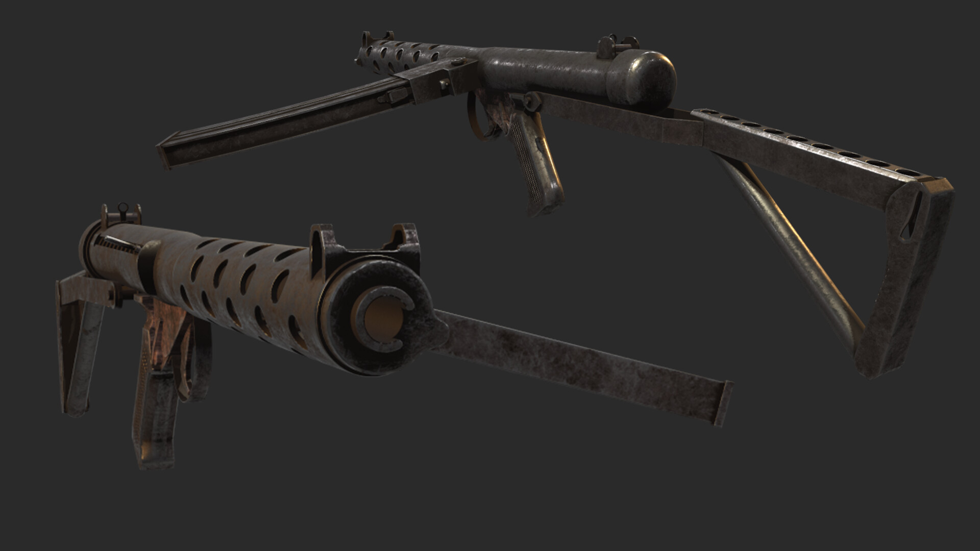 ArtStation - STERLING SMG CALL OF DUTY WW2