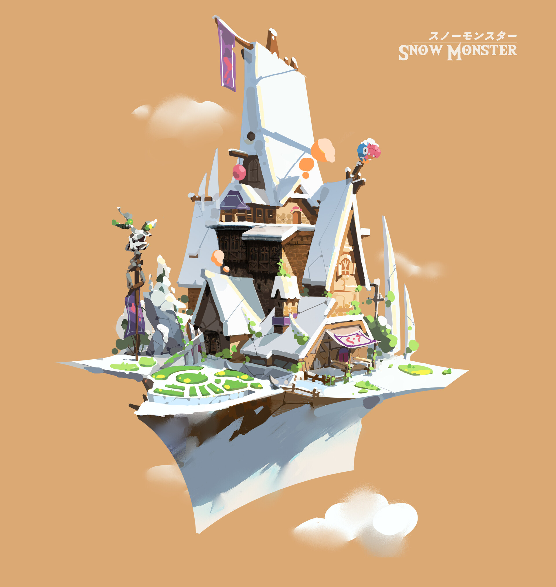 ArtStation - snow monster
