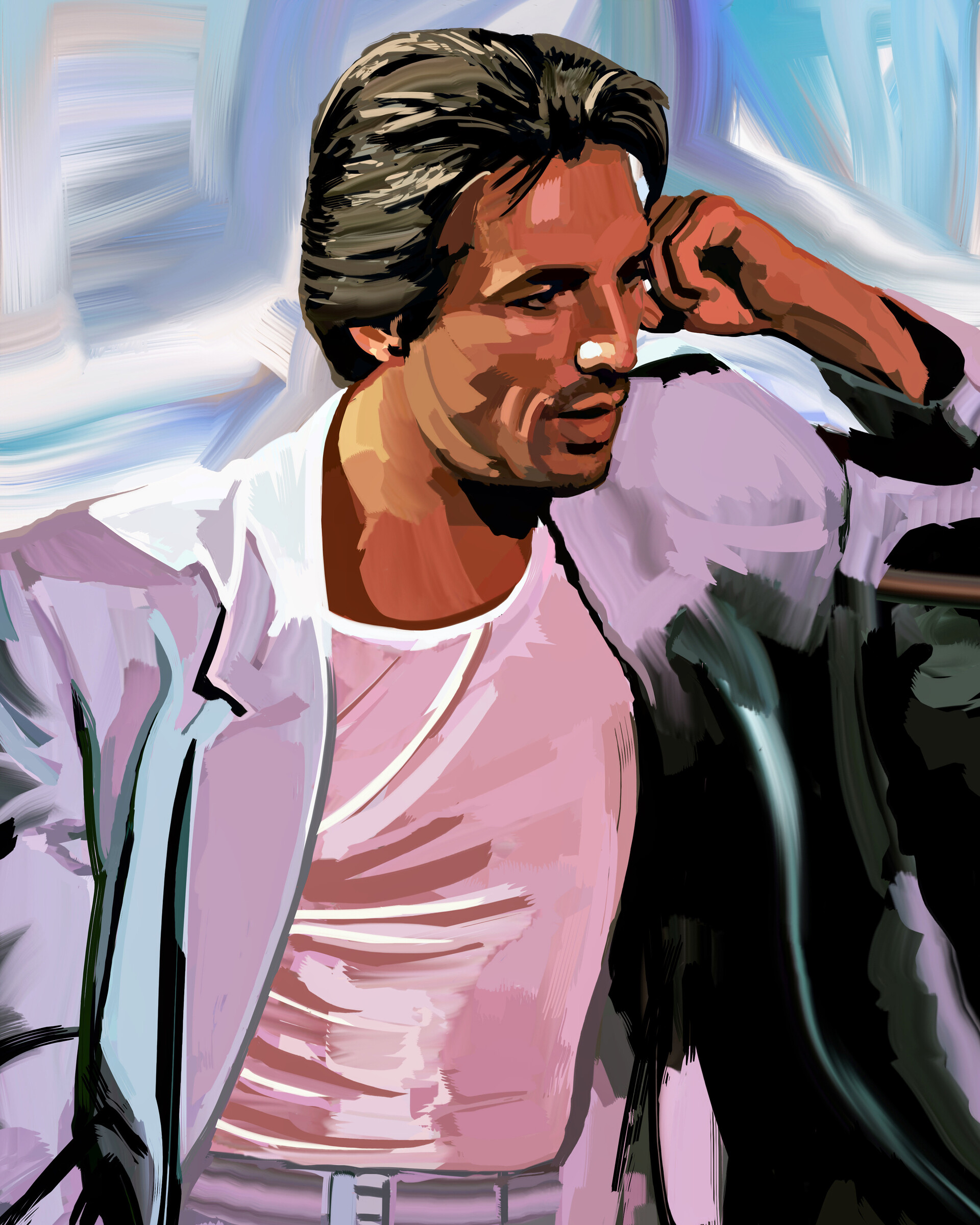 ArtStation - Sonny Crockett study