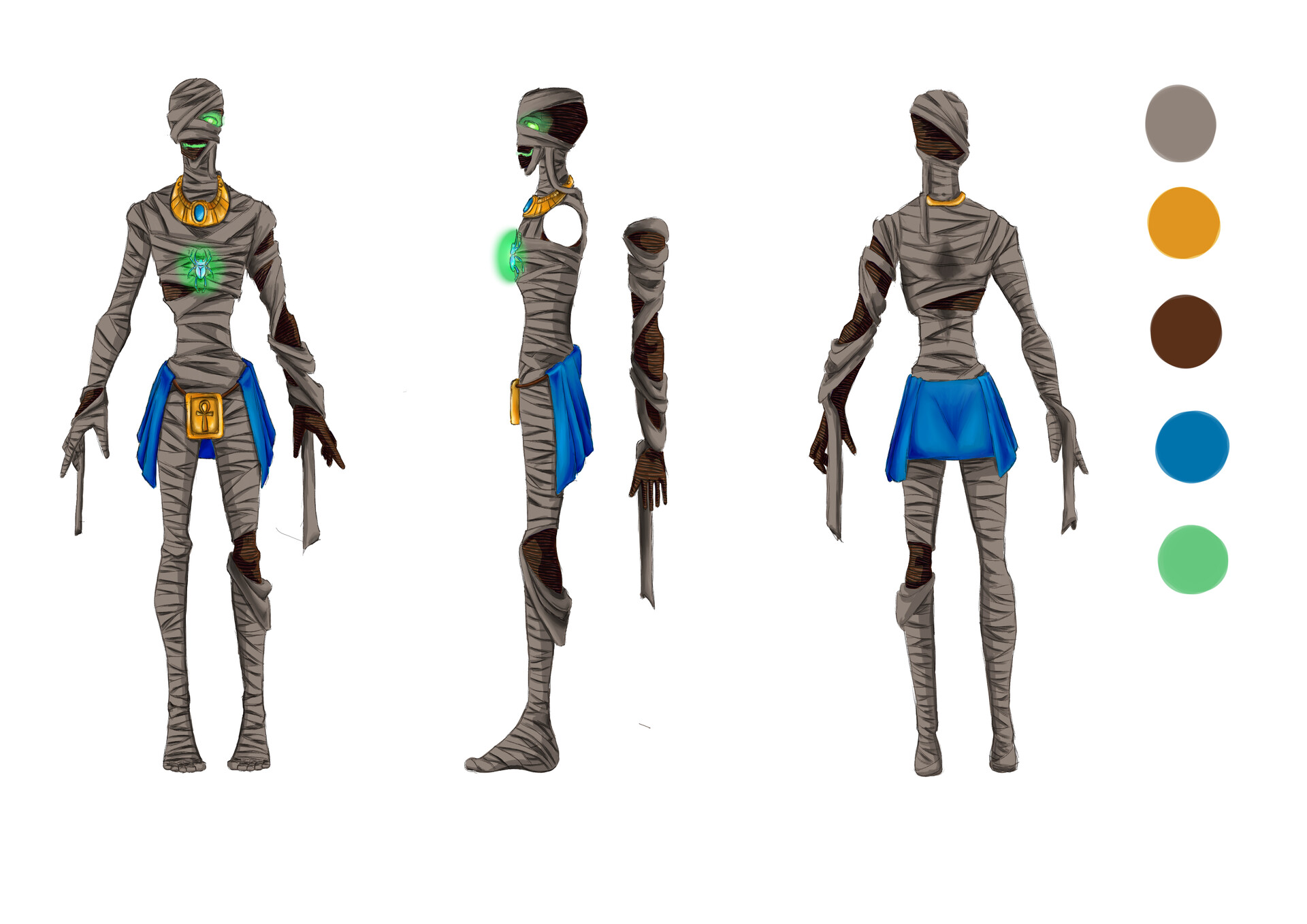 ArtStation - Mummies concept