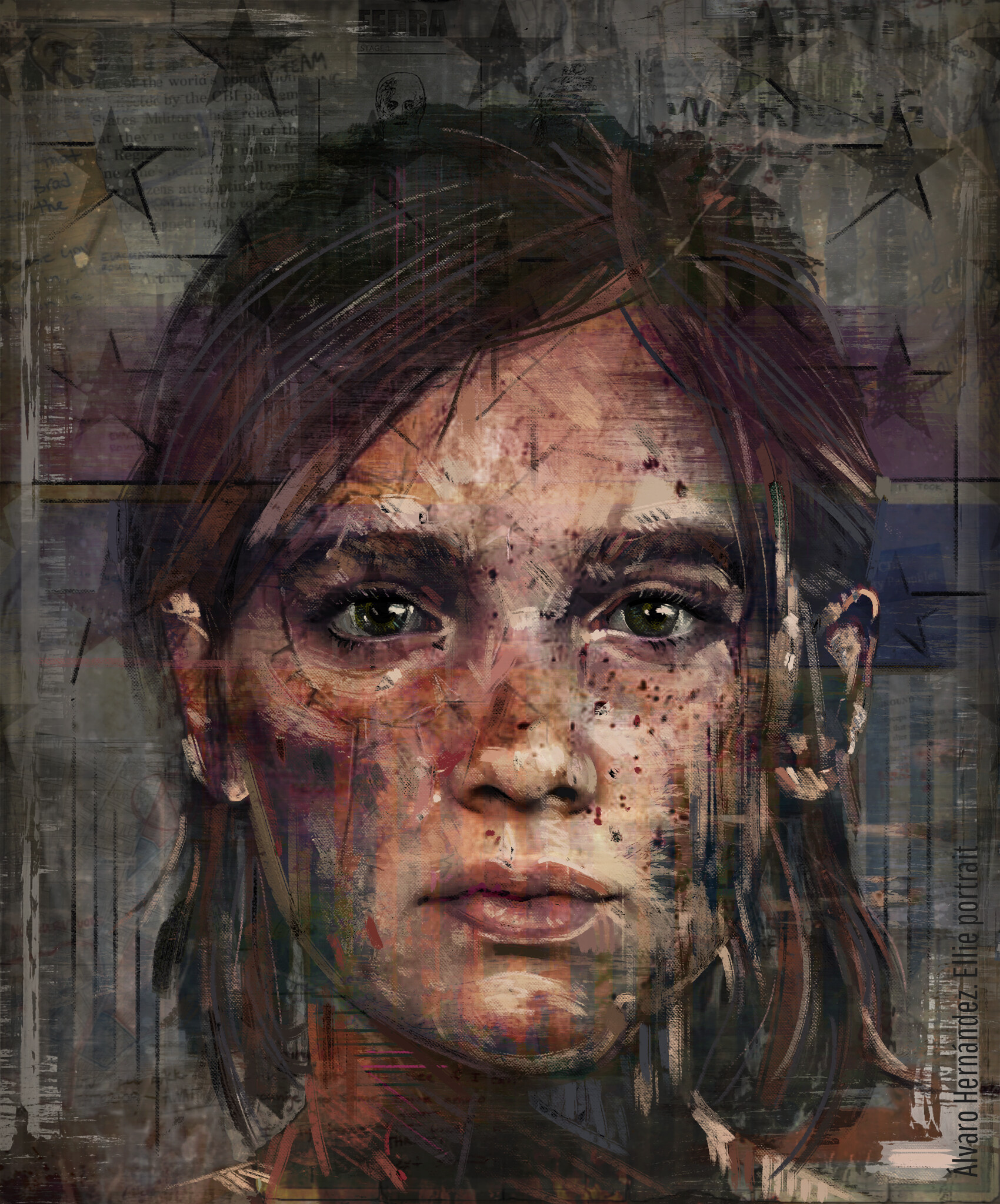 ArtStation - Ellie Fan Art Portrait
