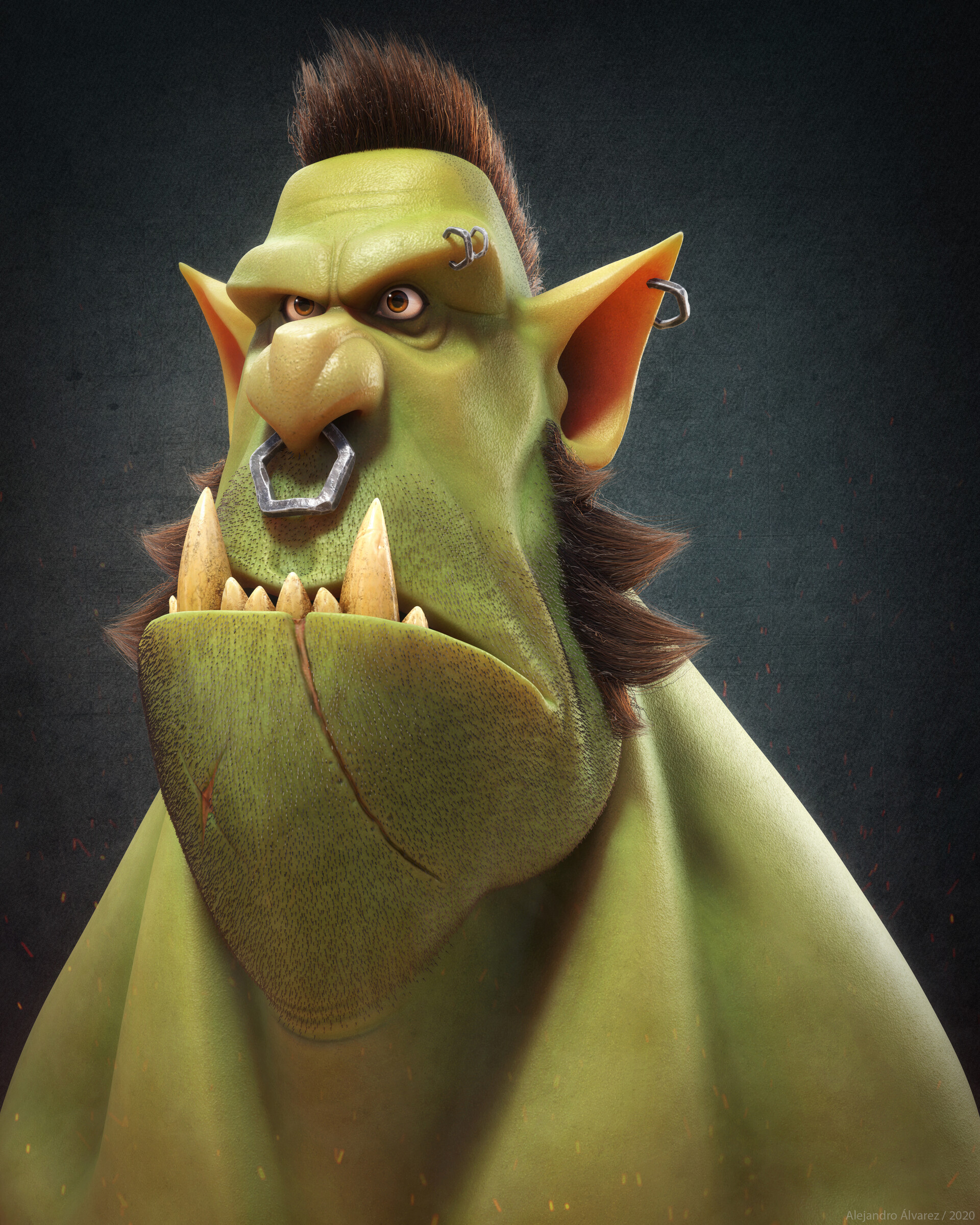 ArtStation - Orc by Alberto Camara