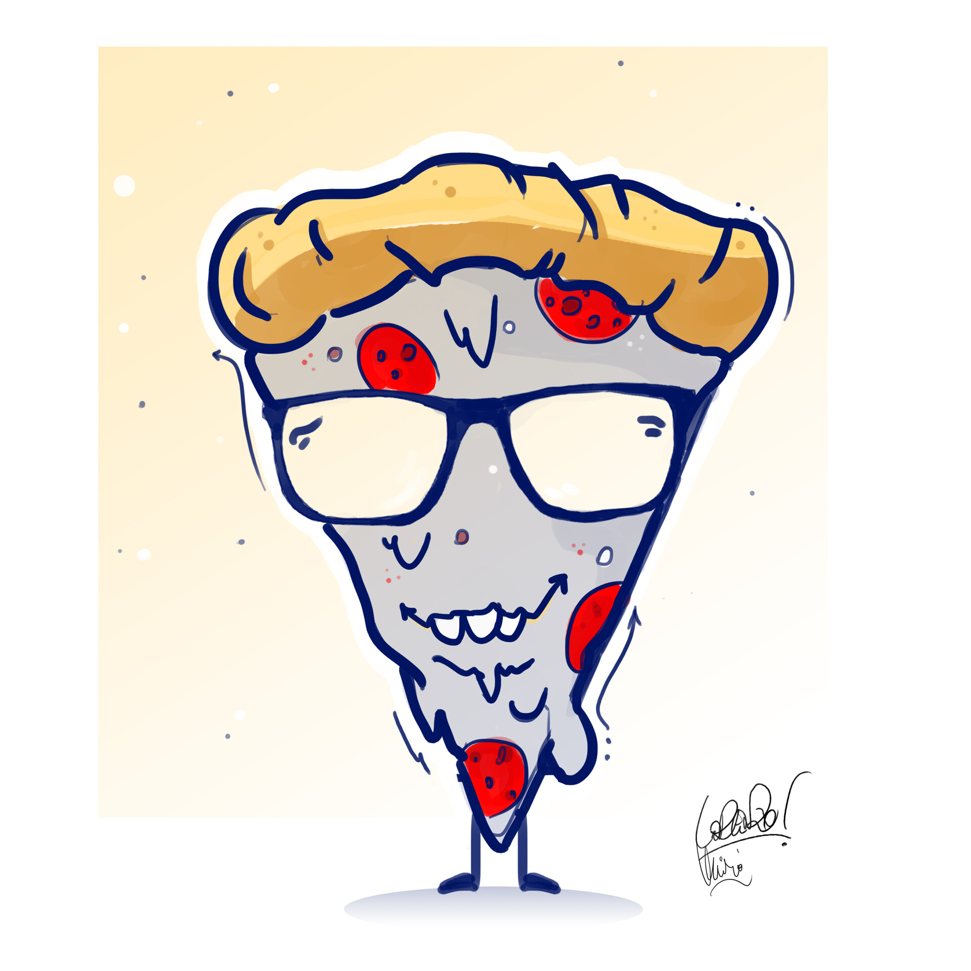 ArtStation - Cartoon Pizza