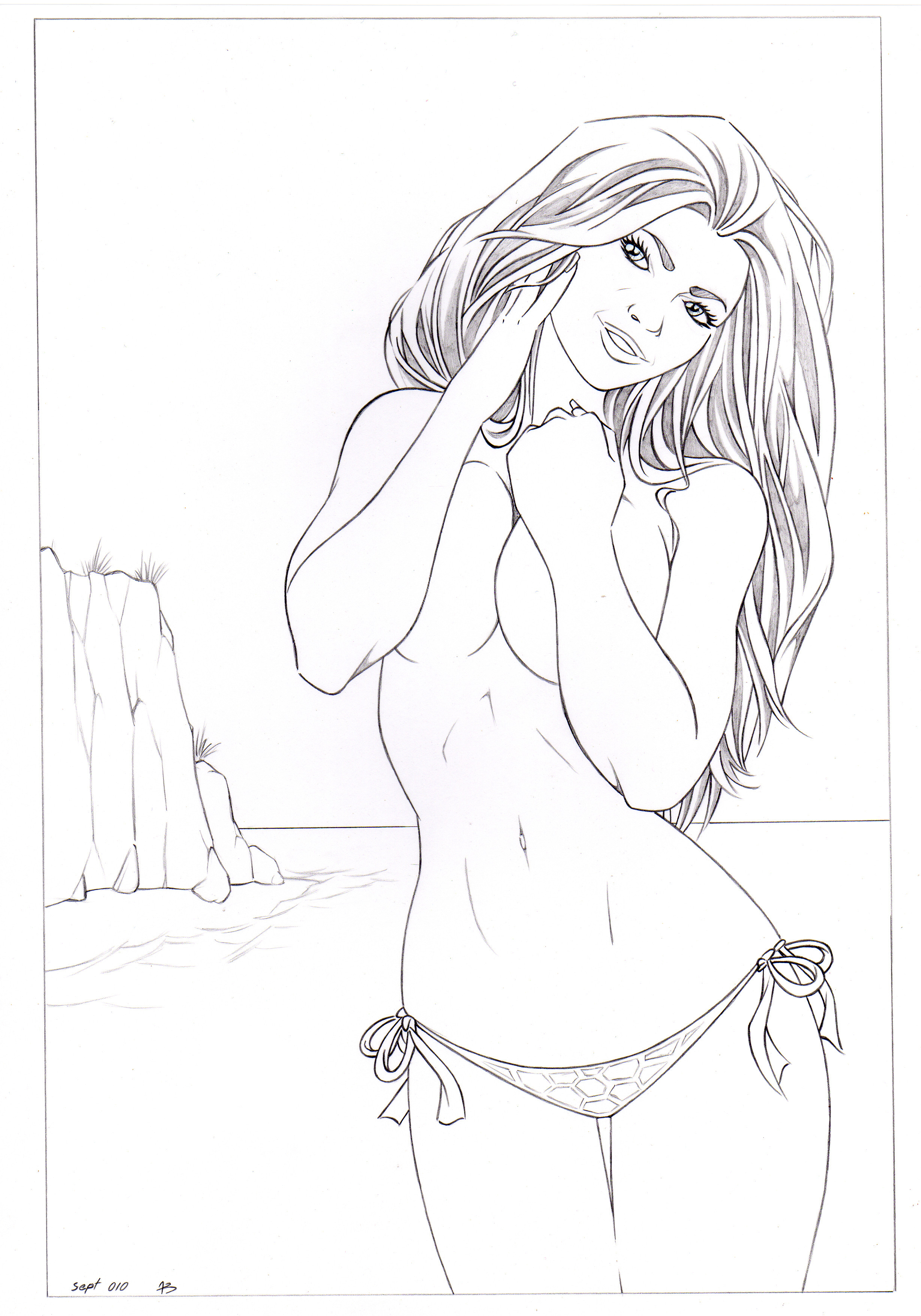 naked girl coloring pages