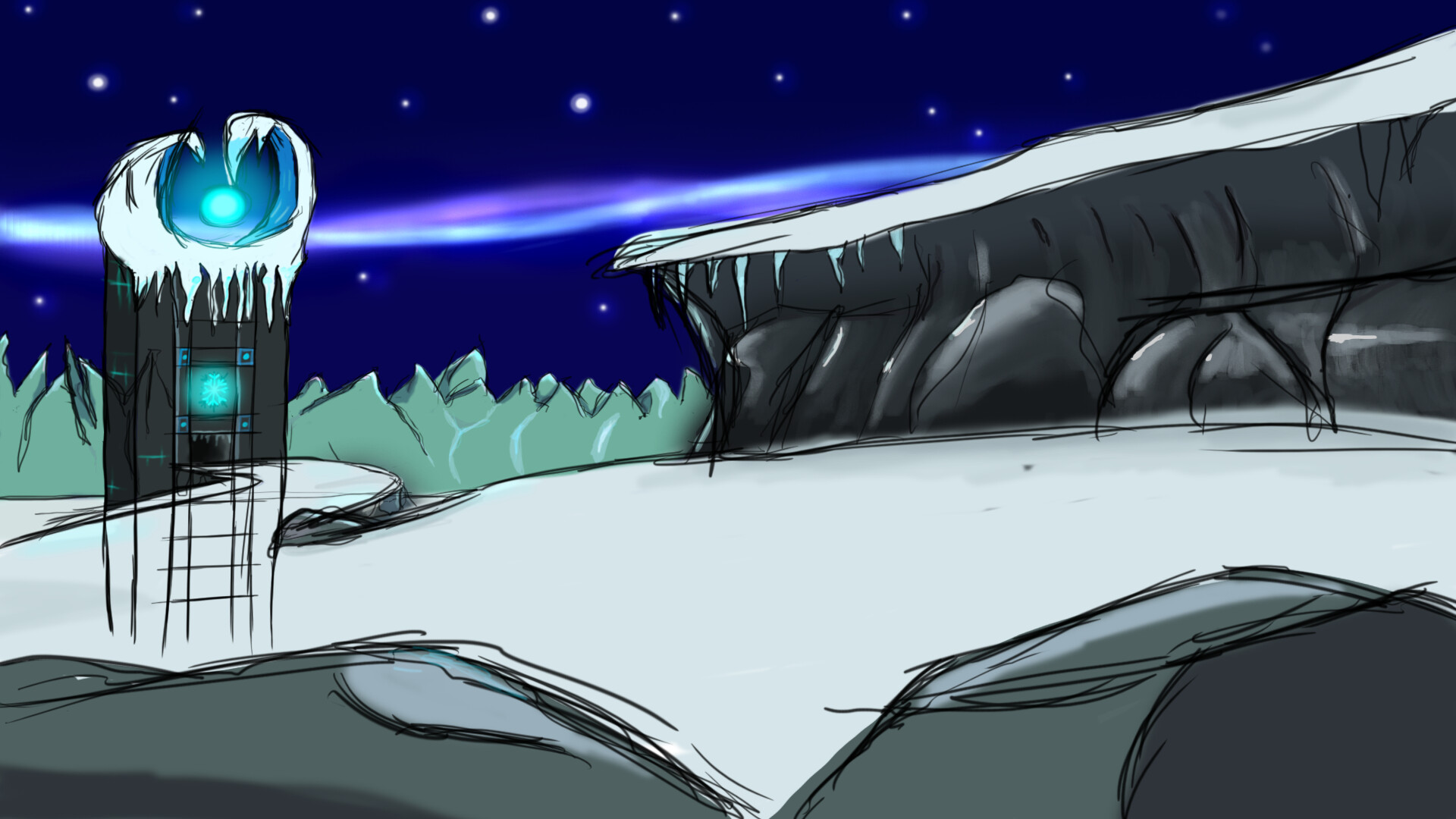 Rory Young - FMP: Project Elements: Environment Concept Art