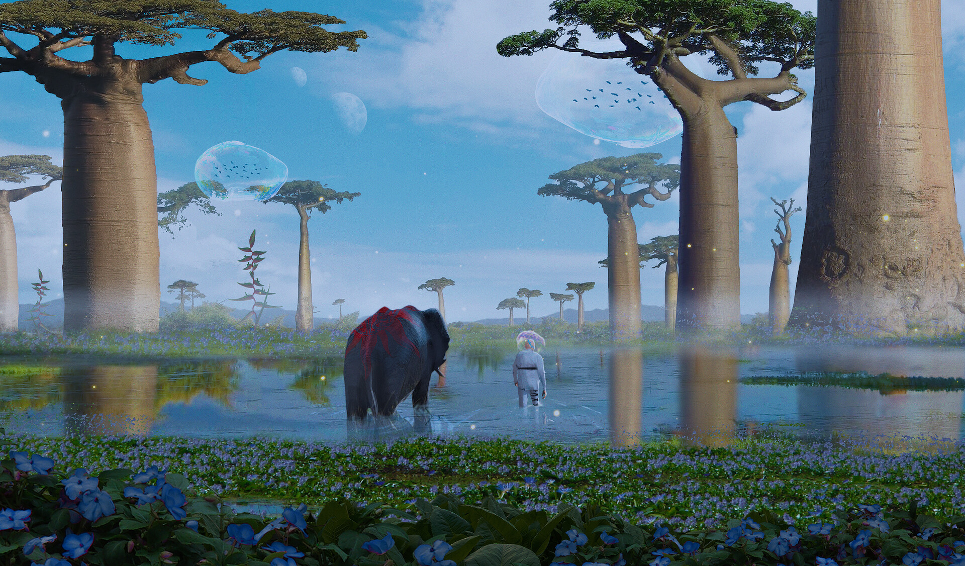 ArtStation - The Journey of Curaine - Fireflies