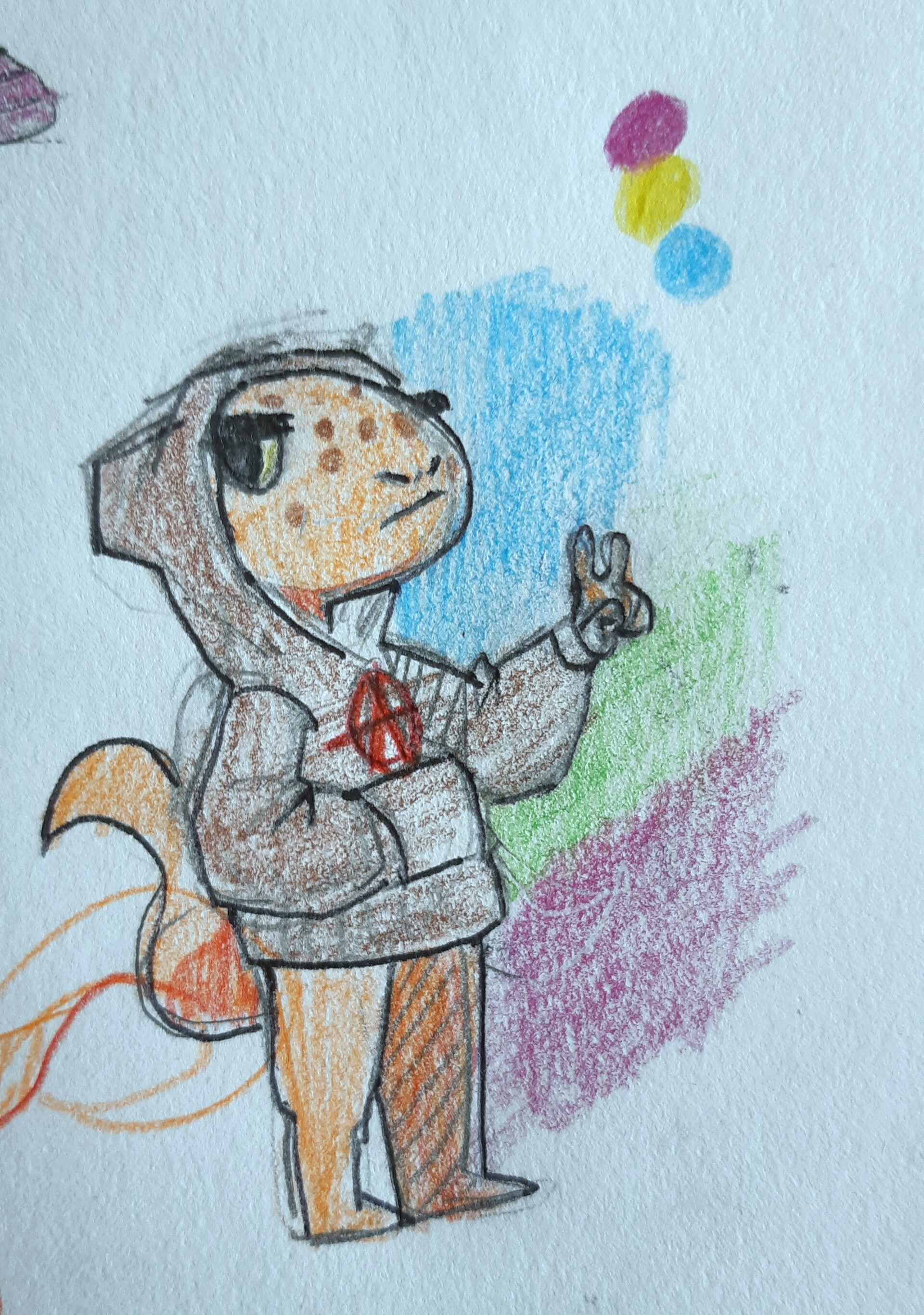 ArtStation - Thug Lizard [Charadesign concept skectch]