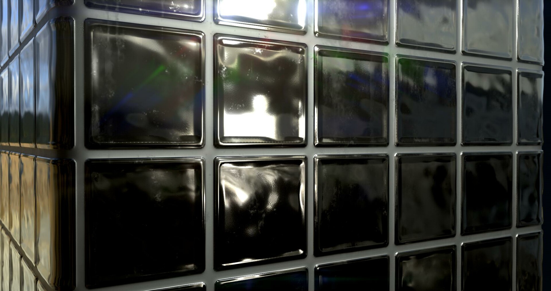 Tomás Miguel - Glass Blocks - Substance Designer