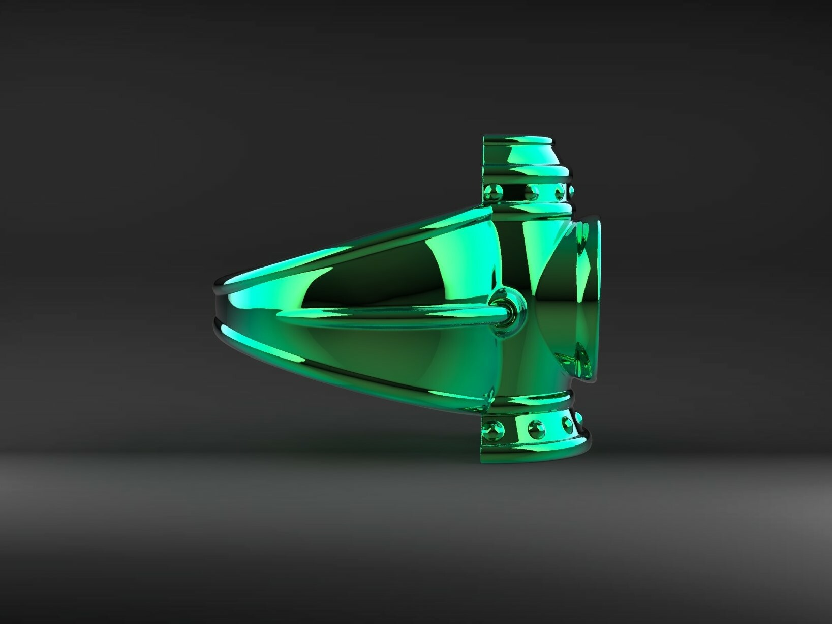 Brendon Burke - Golden Age Alan Scott Green Lantern Ring