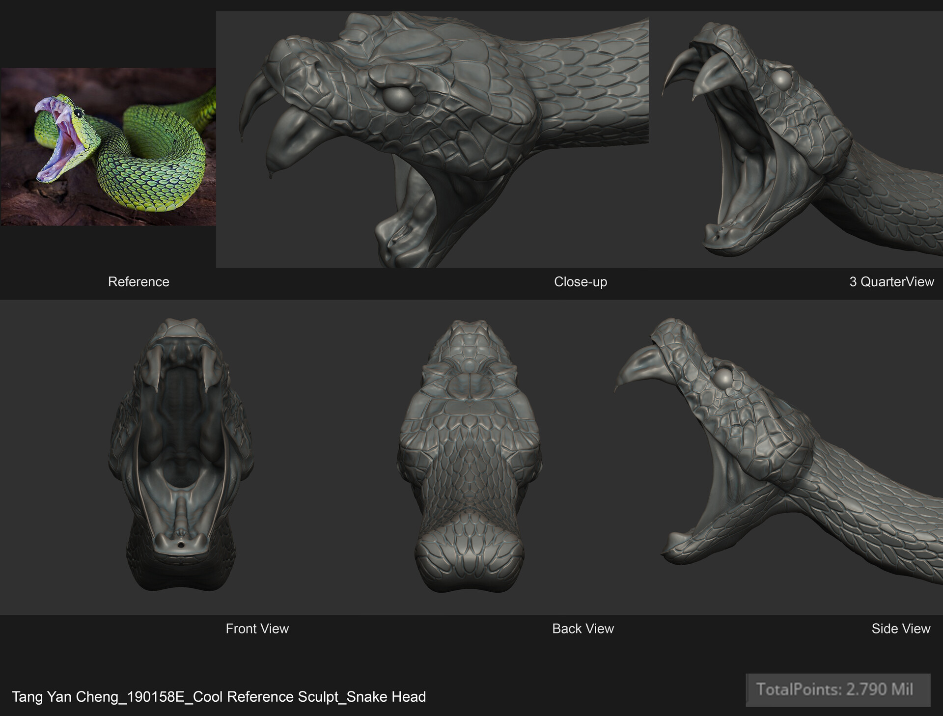 ArtStation - Yan Cheng Sculpture Sketchbook