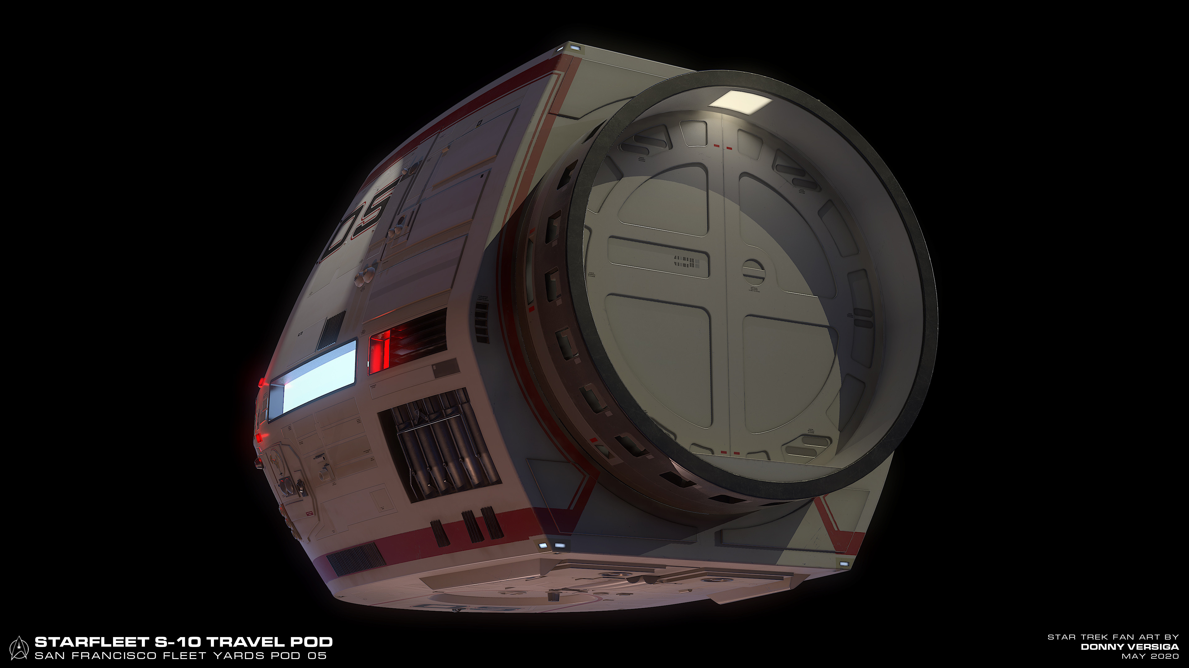 Donny Versiga - Starfleet S-10 Travel Pod