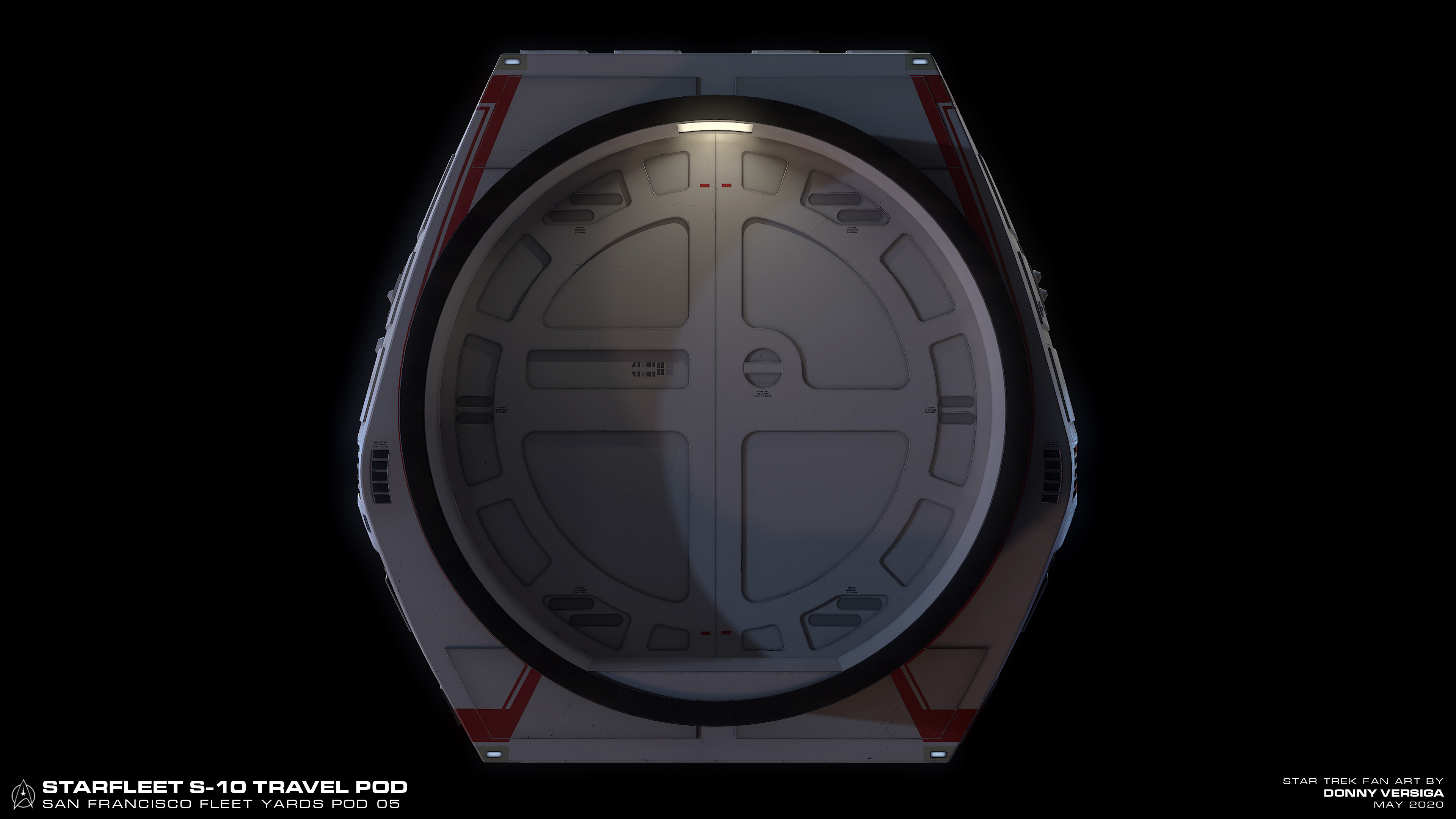 Donny Versiga - Starfleet S-10 Travel Pod