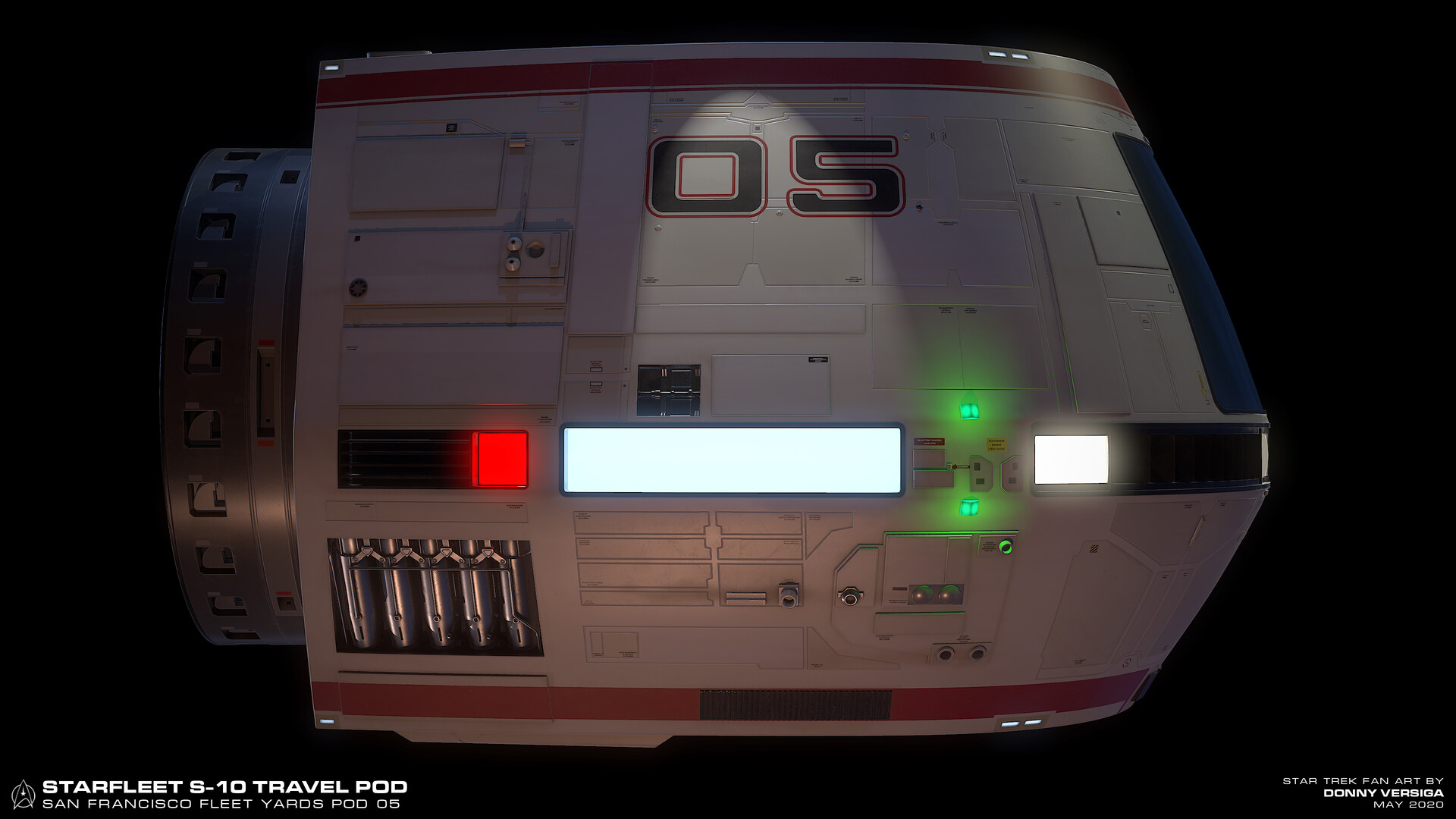 Donny Versiga - Starfleet S-10 Travel Pod