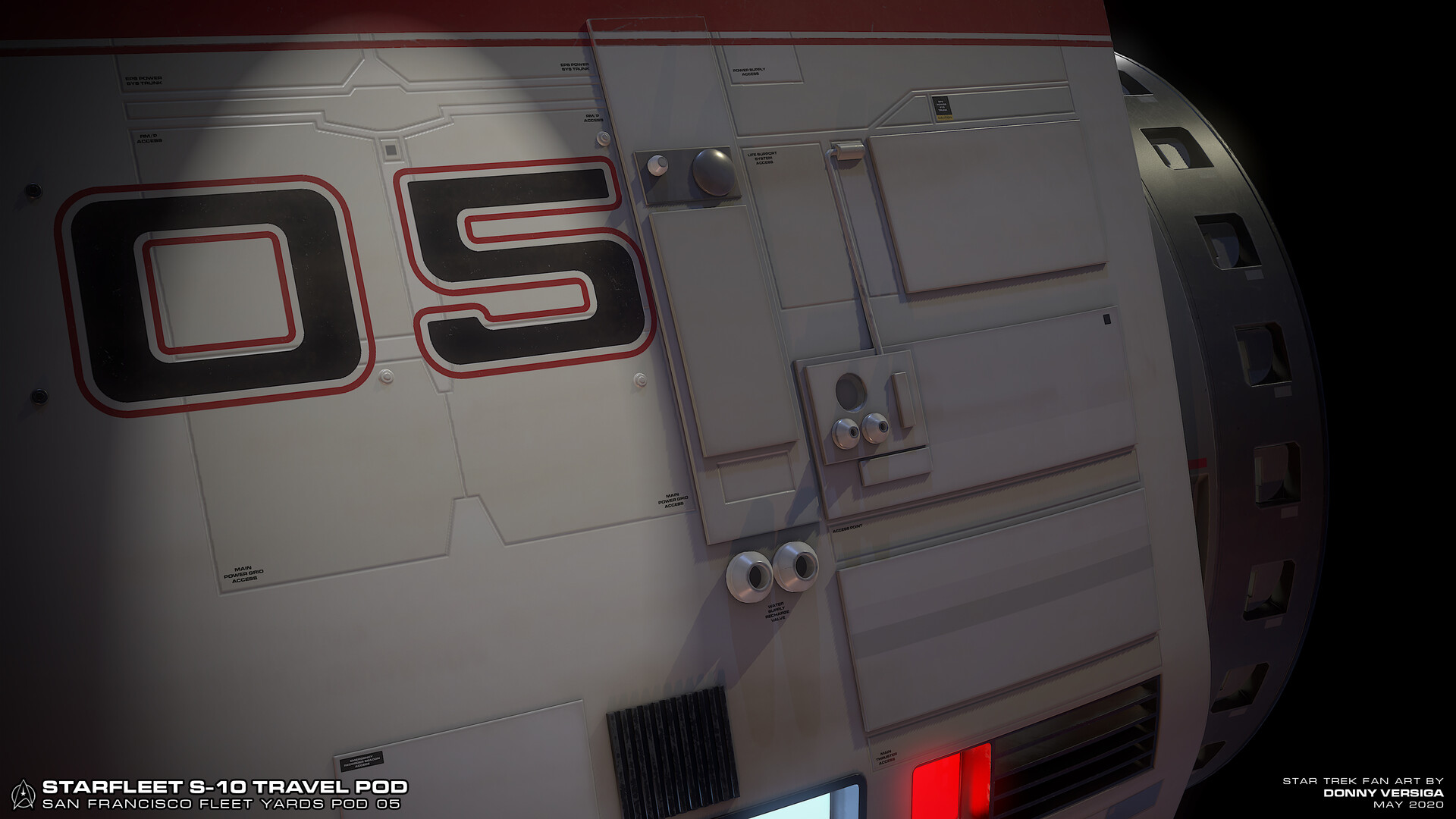 Donny Versiga - Starfleet S-10 Travel Pod