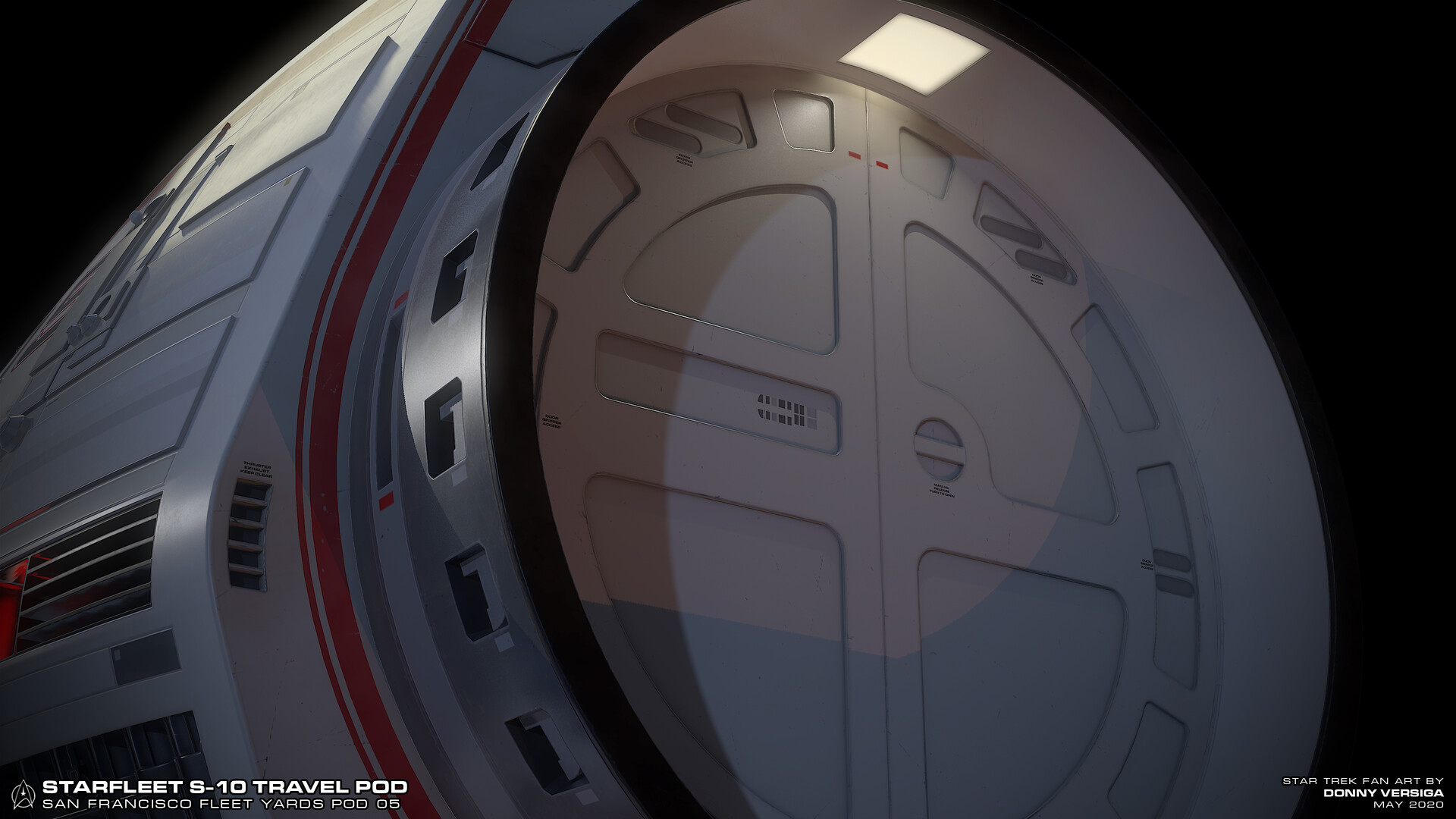 Donny Versiga - Starfleet S-10 Travel Pod