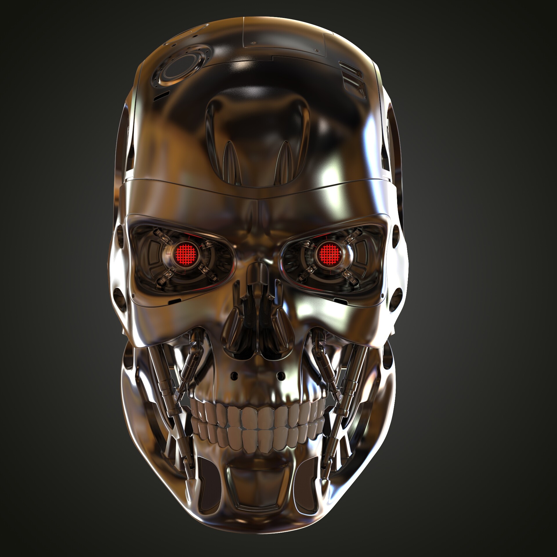 ArtStation - T_800_Work in progress