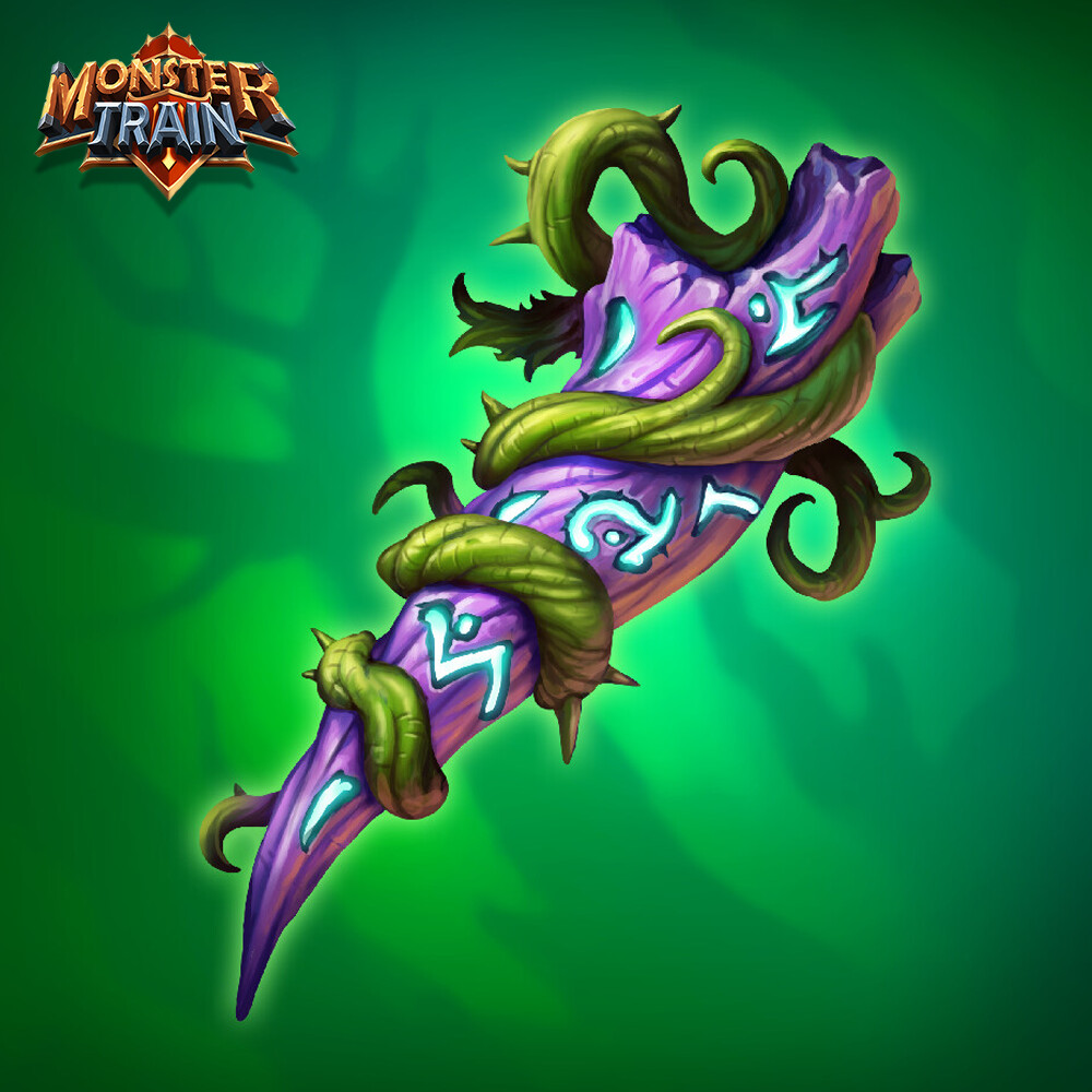 ArtStation - Monster Train Card Art - Wooden Spike