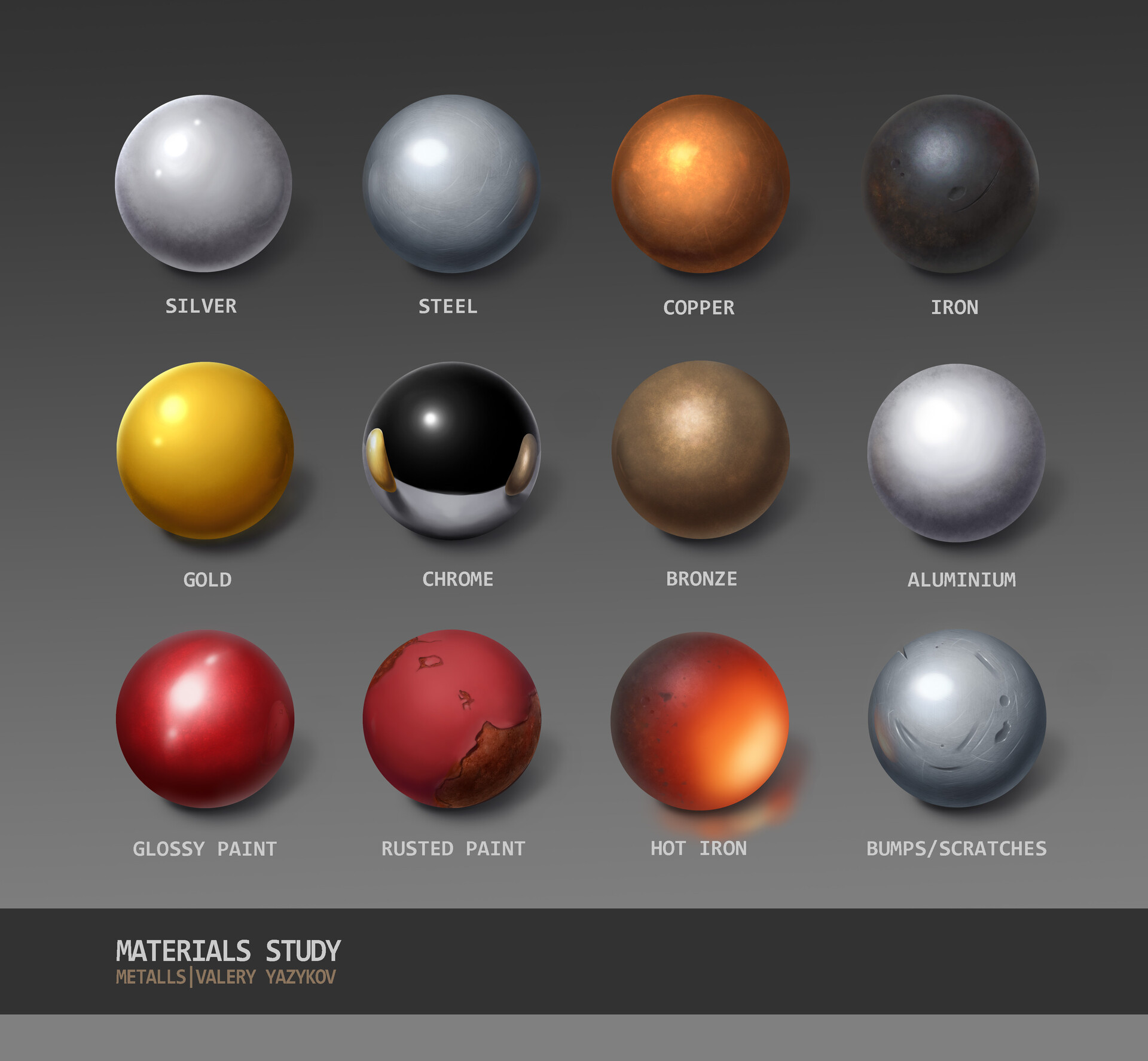 ArtStation - Material studies