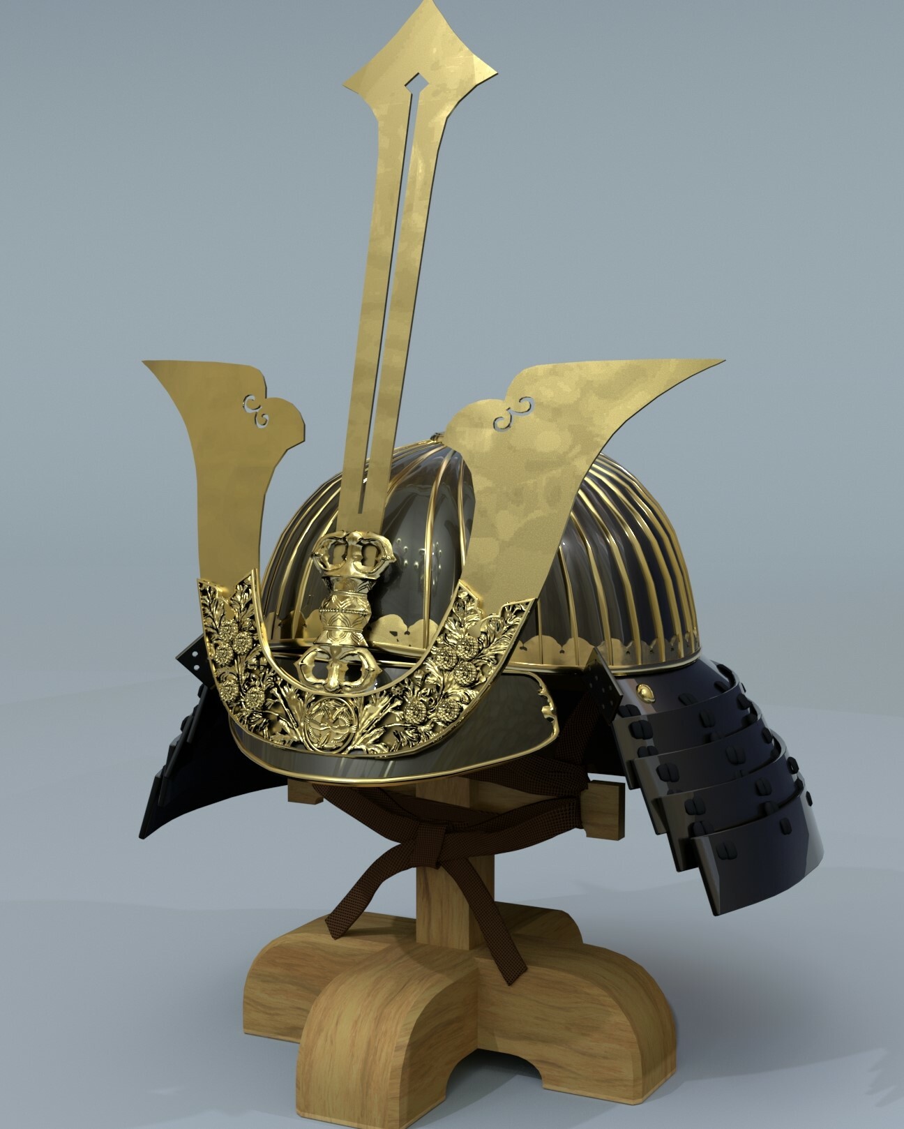 ArtStation - Japanese helmet