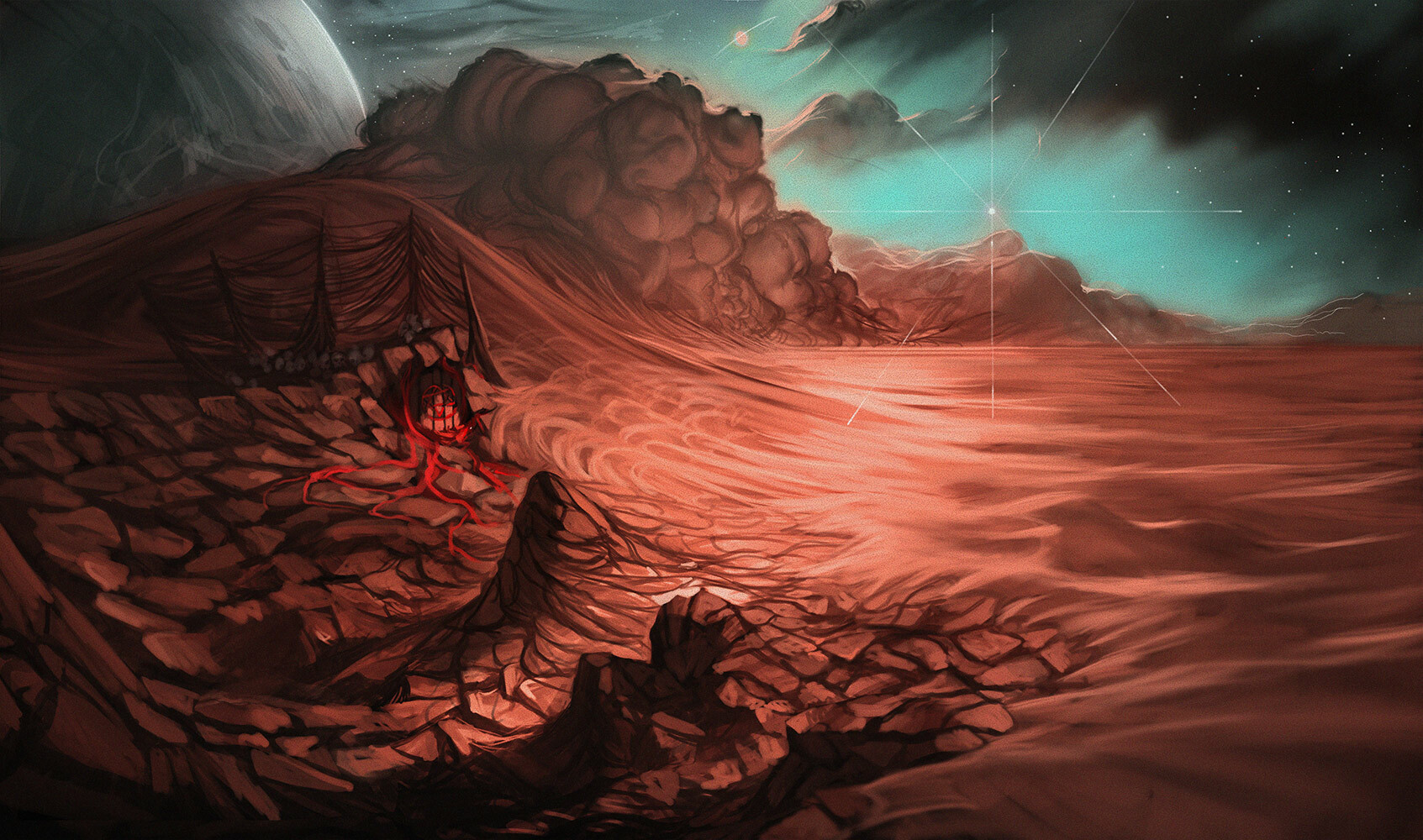 ArtStation - Worldbuilding Desert