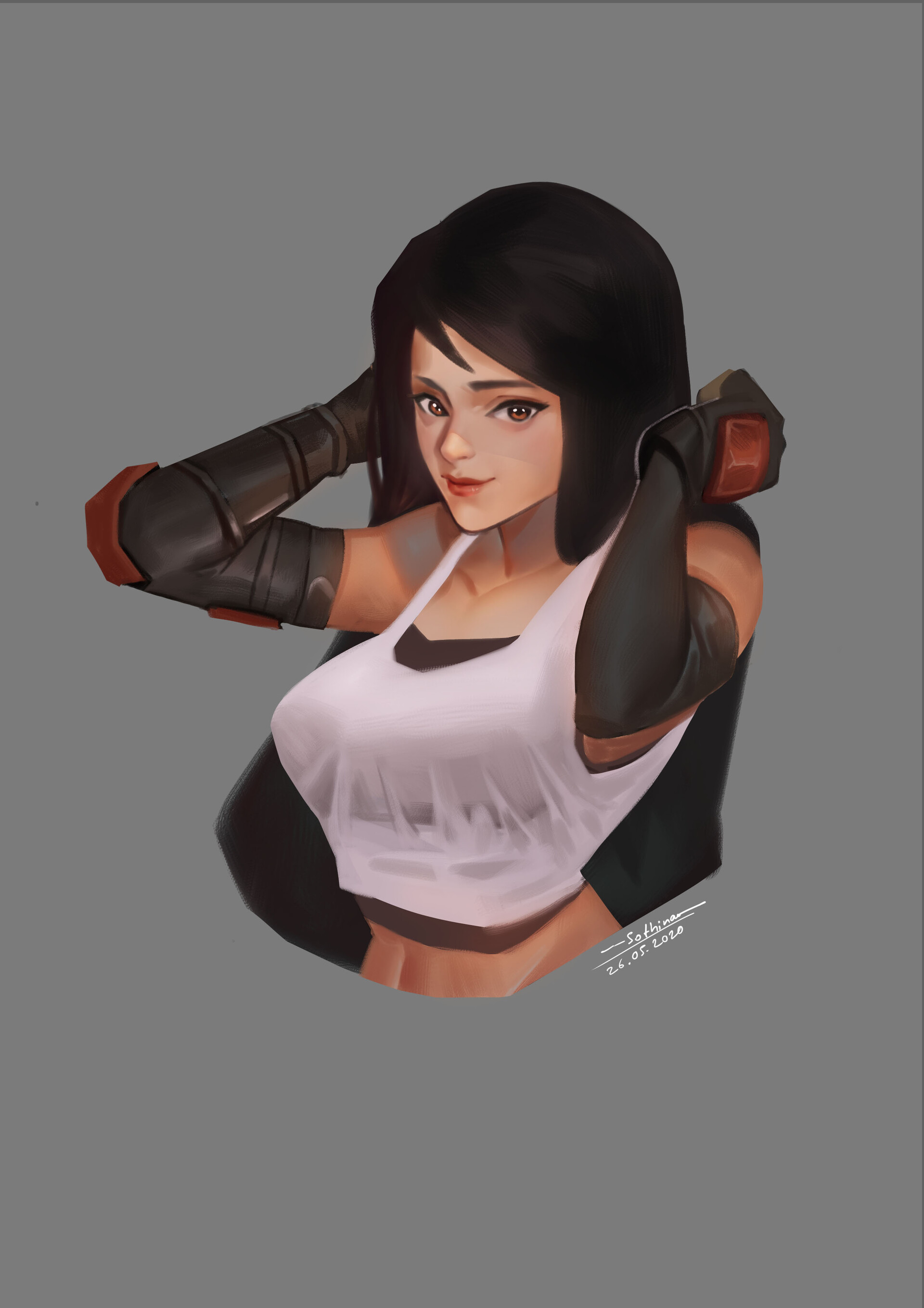 ArtStation - Tifa Fan art Final fantasy 7