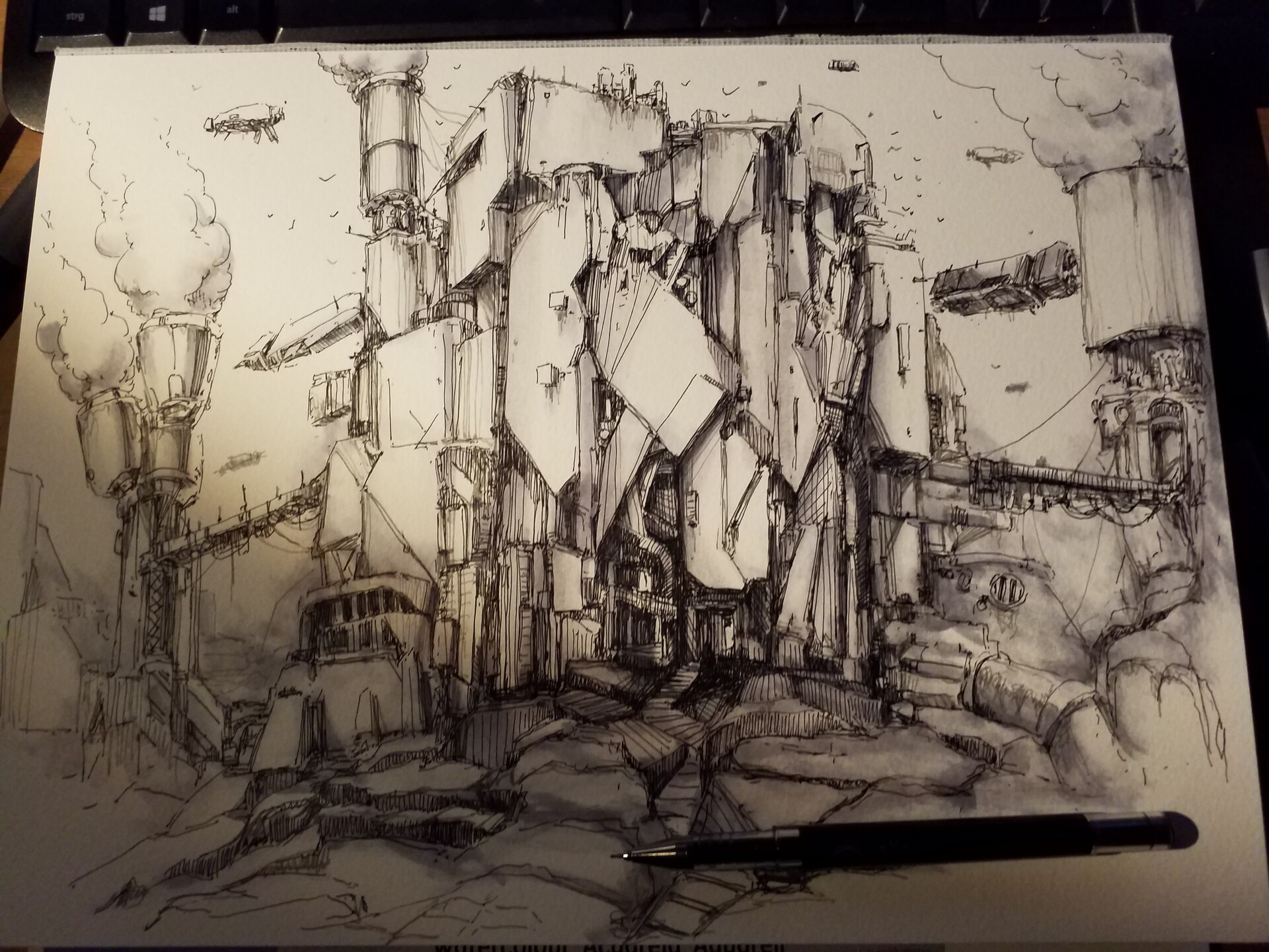 ArtStation - Scifi scribble