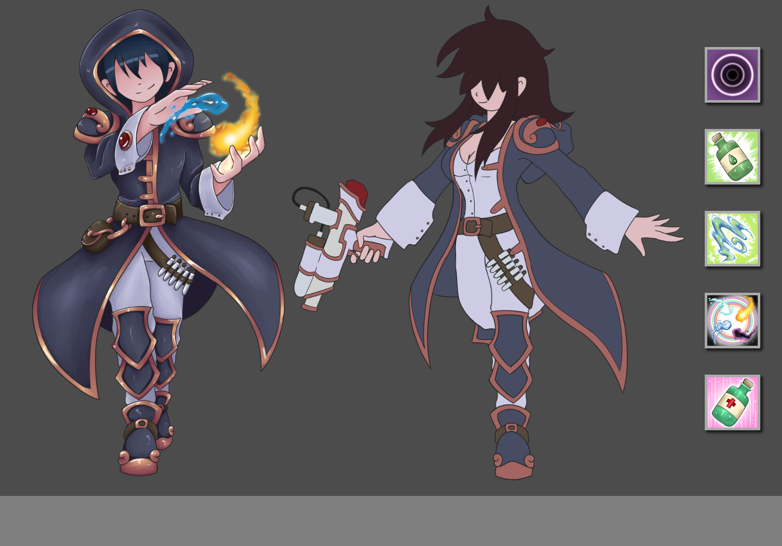 Nostale-like characters & skills