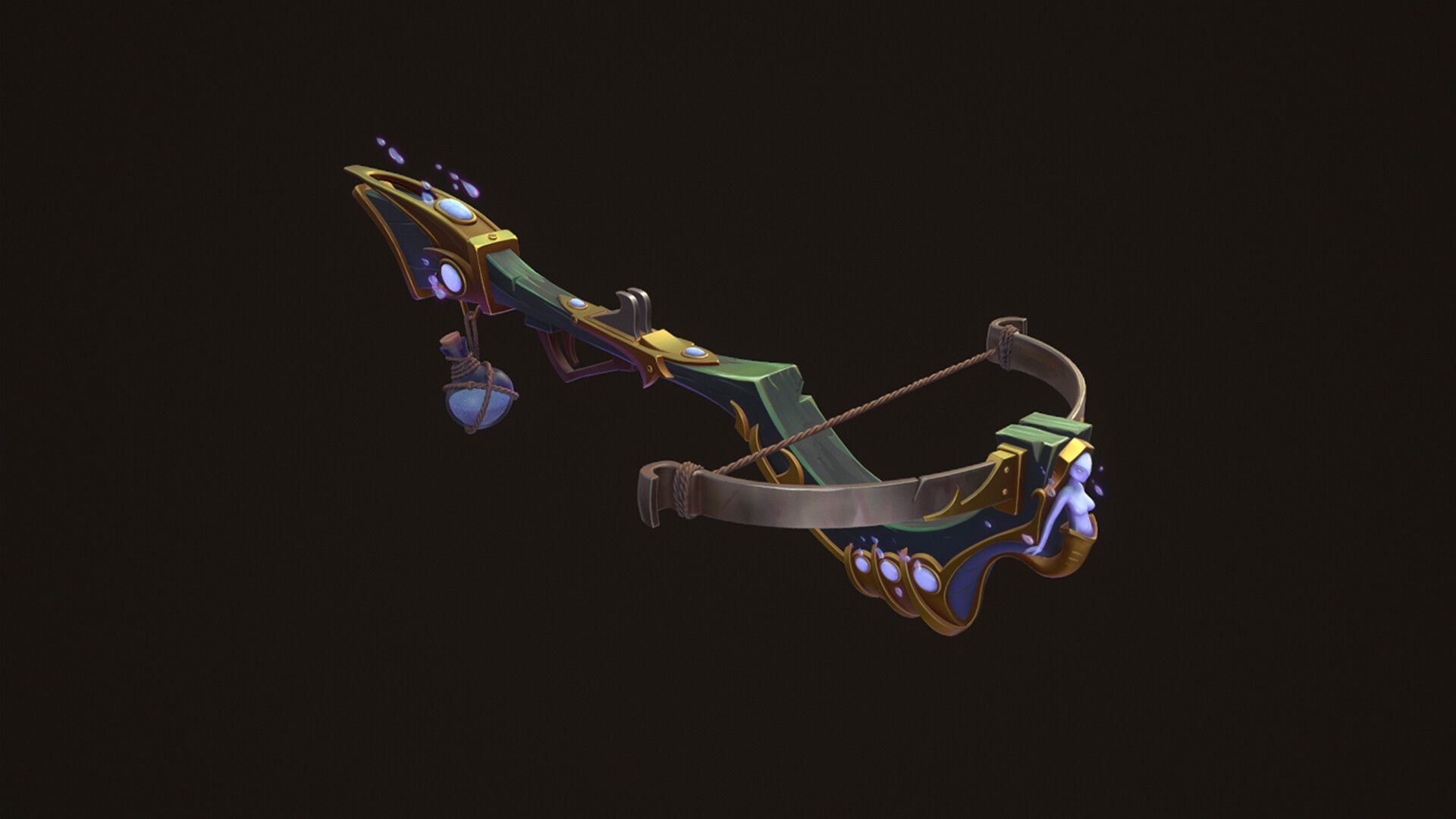 ArtStation - Crossbow of the Mermaid Huntress