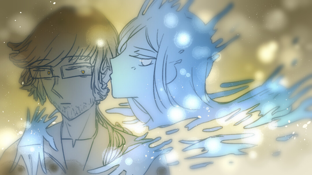 ArtStation - Being possessed by a spirit ghost is no joke