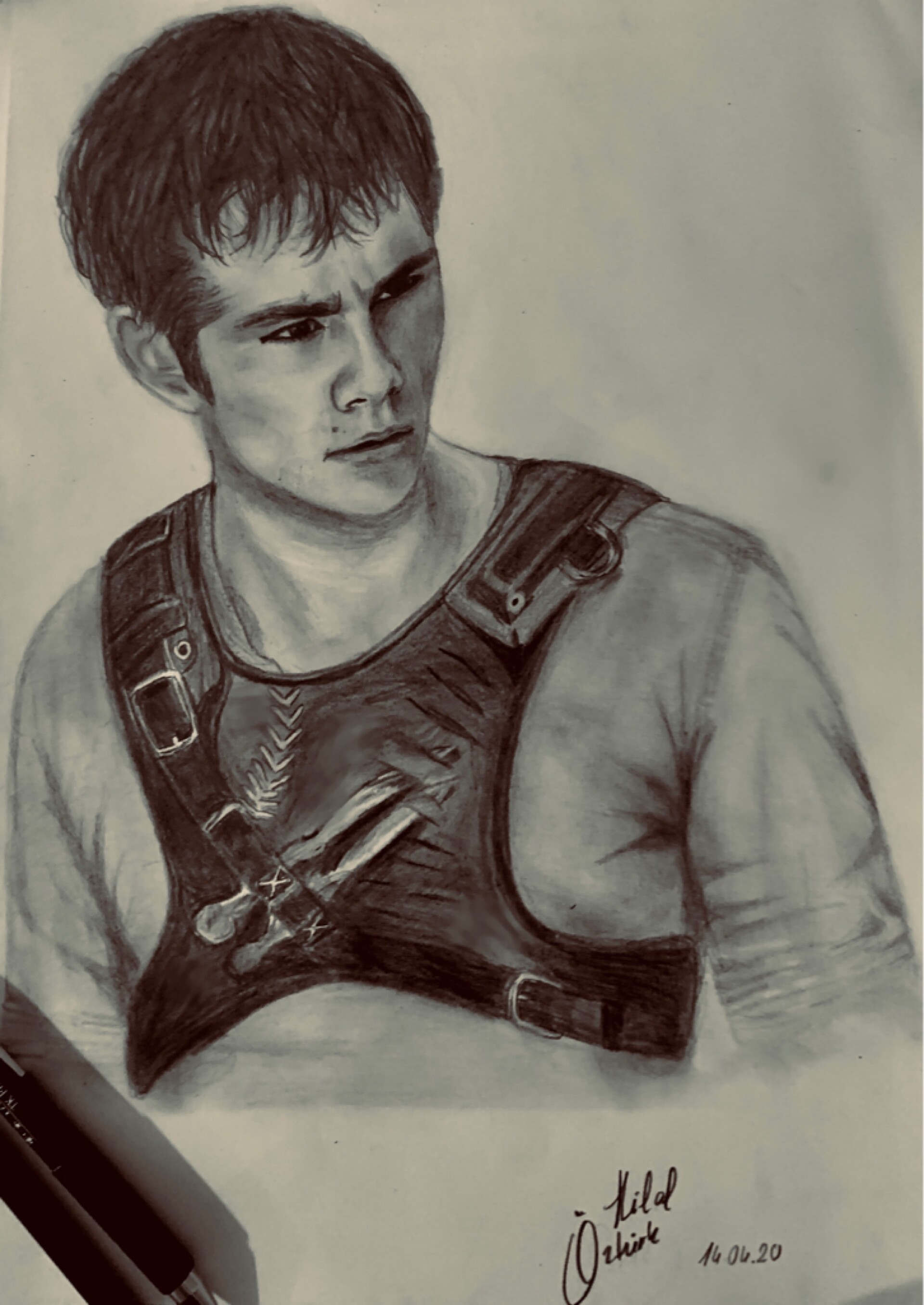 dylan o'brien coloring pages