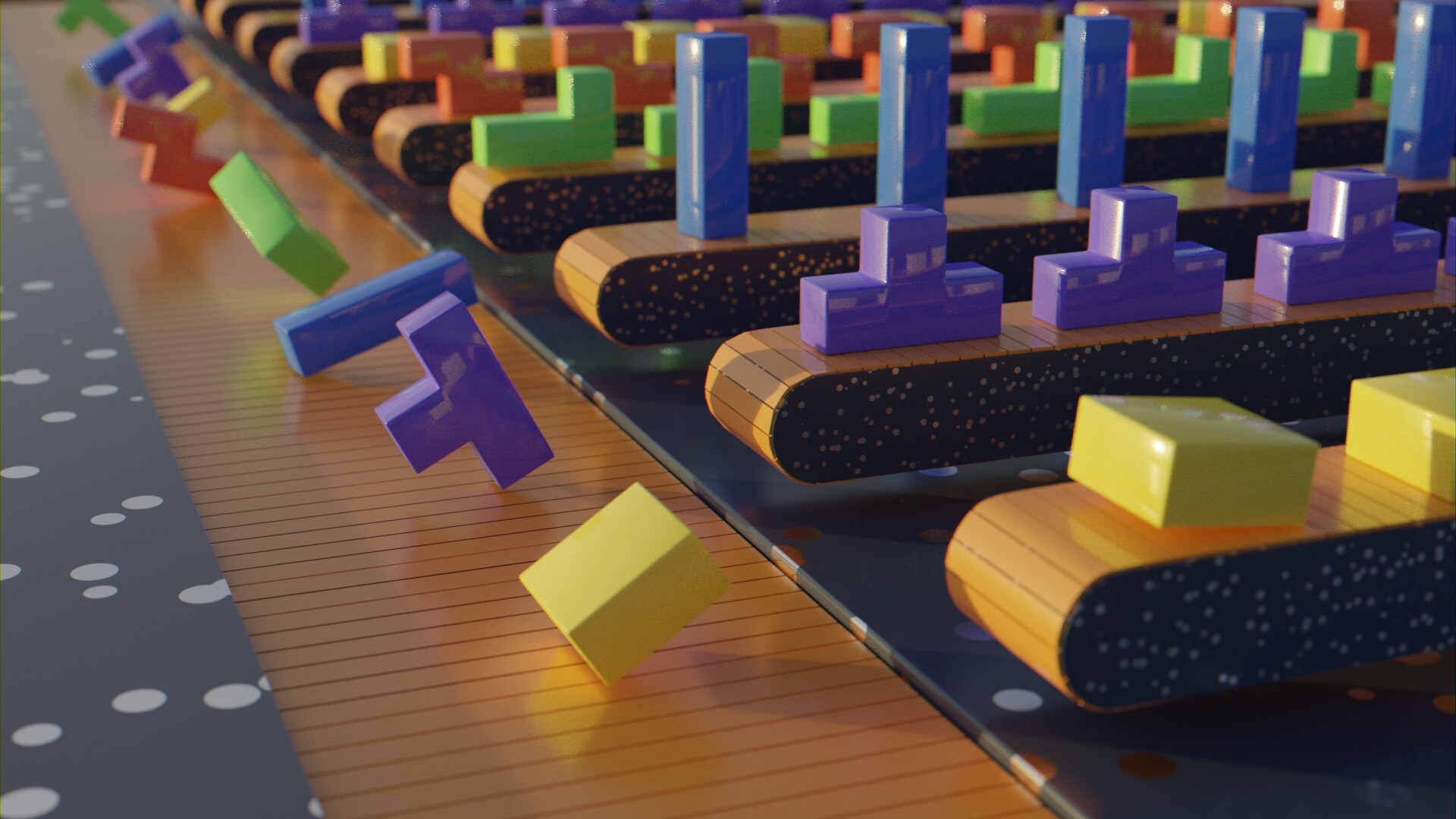 ArtStation - TETRIS factory