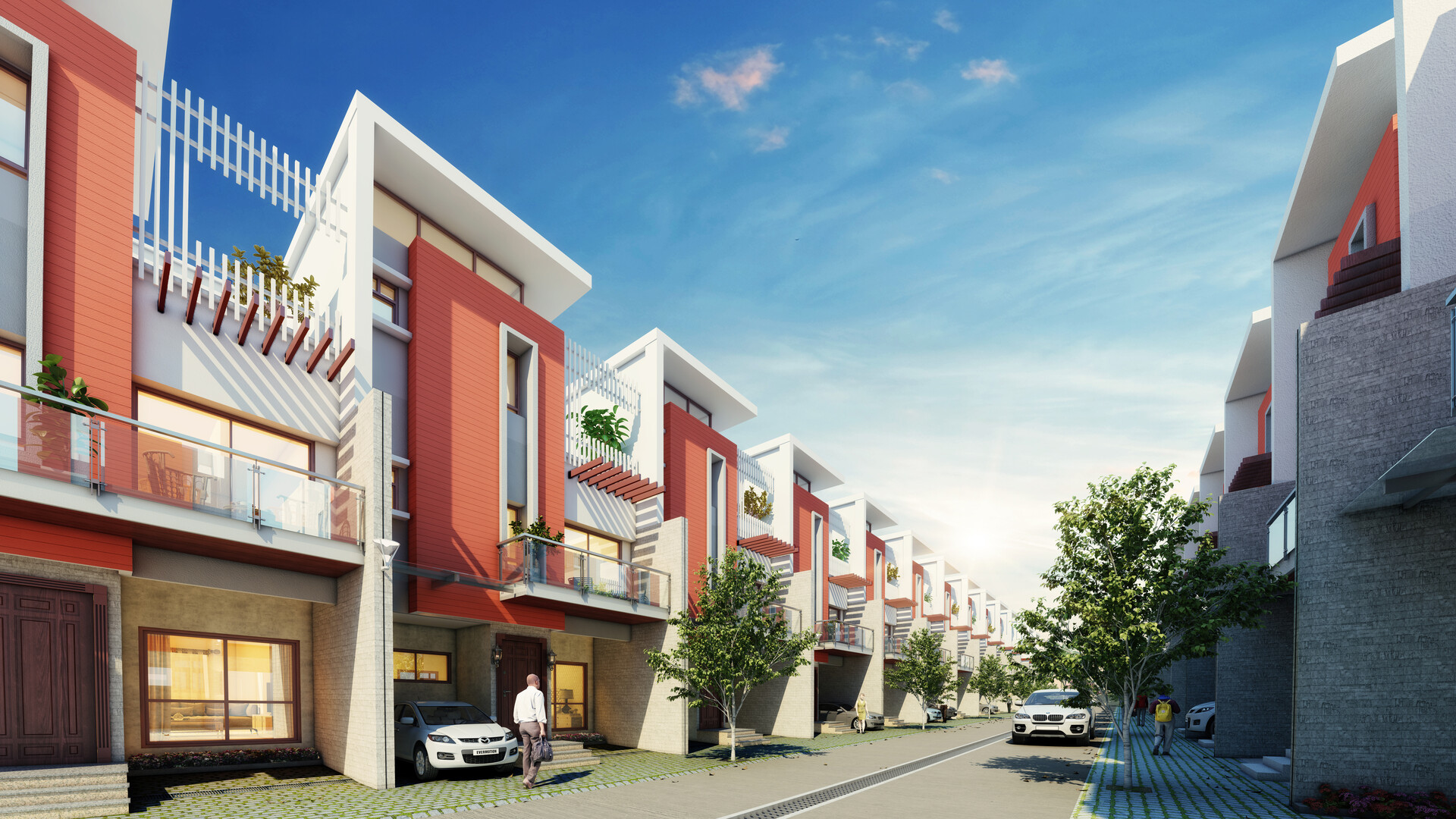 ArtStation - Row Villa