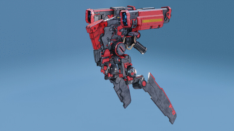 ArtStation - FanArt of Obokhan's mech.