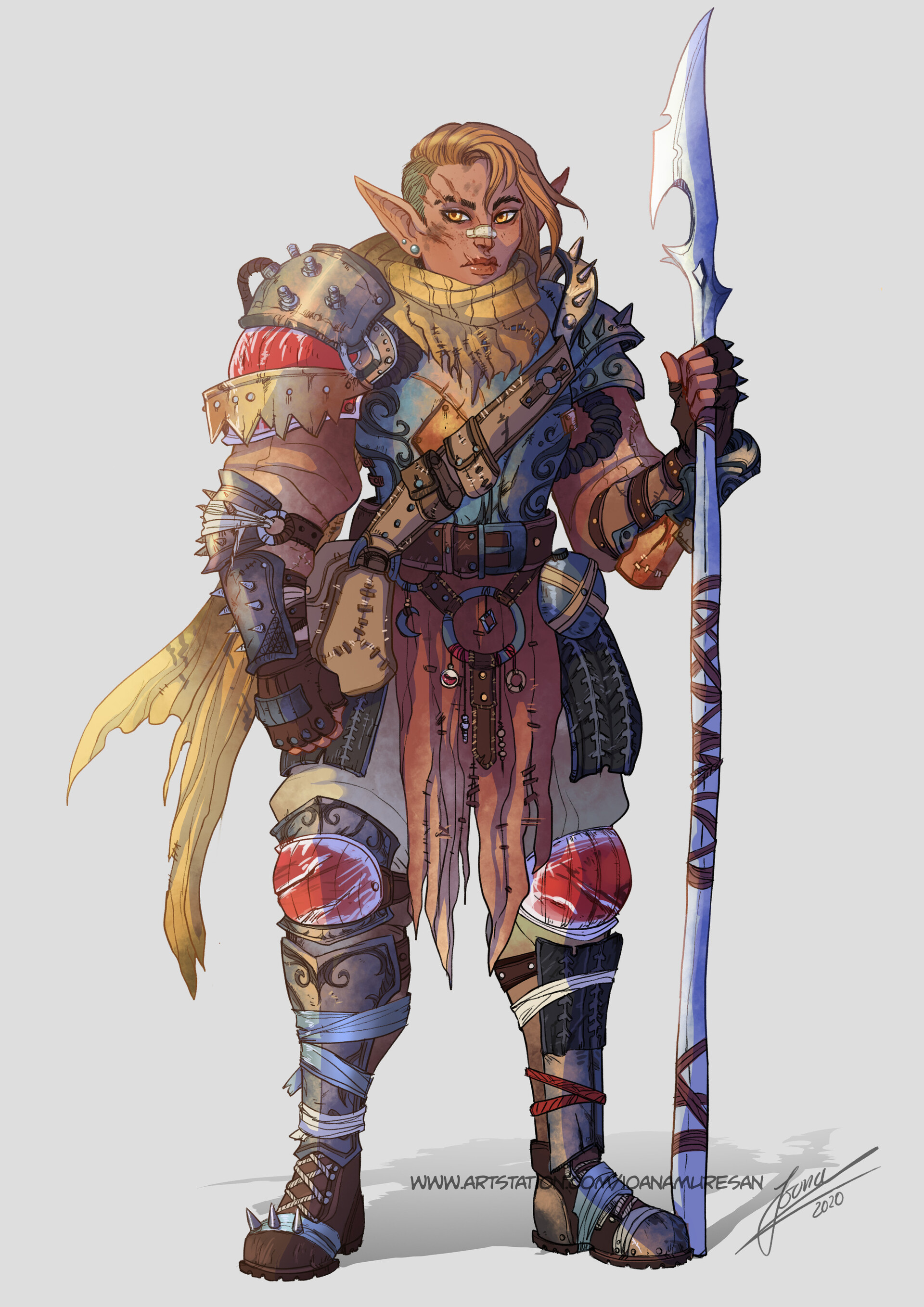 Wasteland Fantasy Character Design by Ioana Muresan : r/ReasonableFantasy